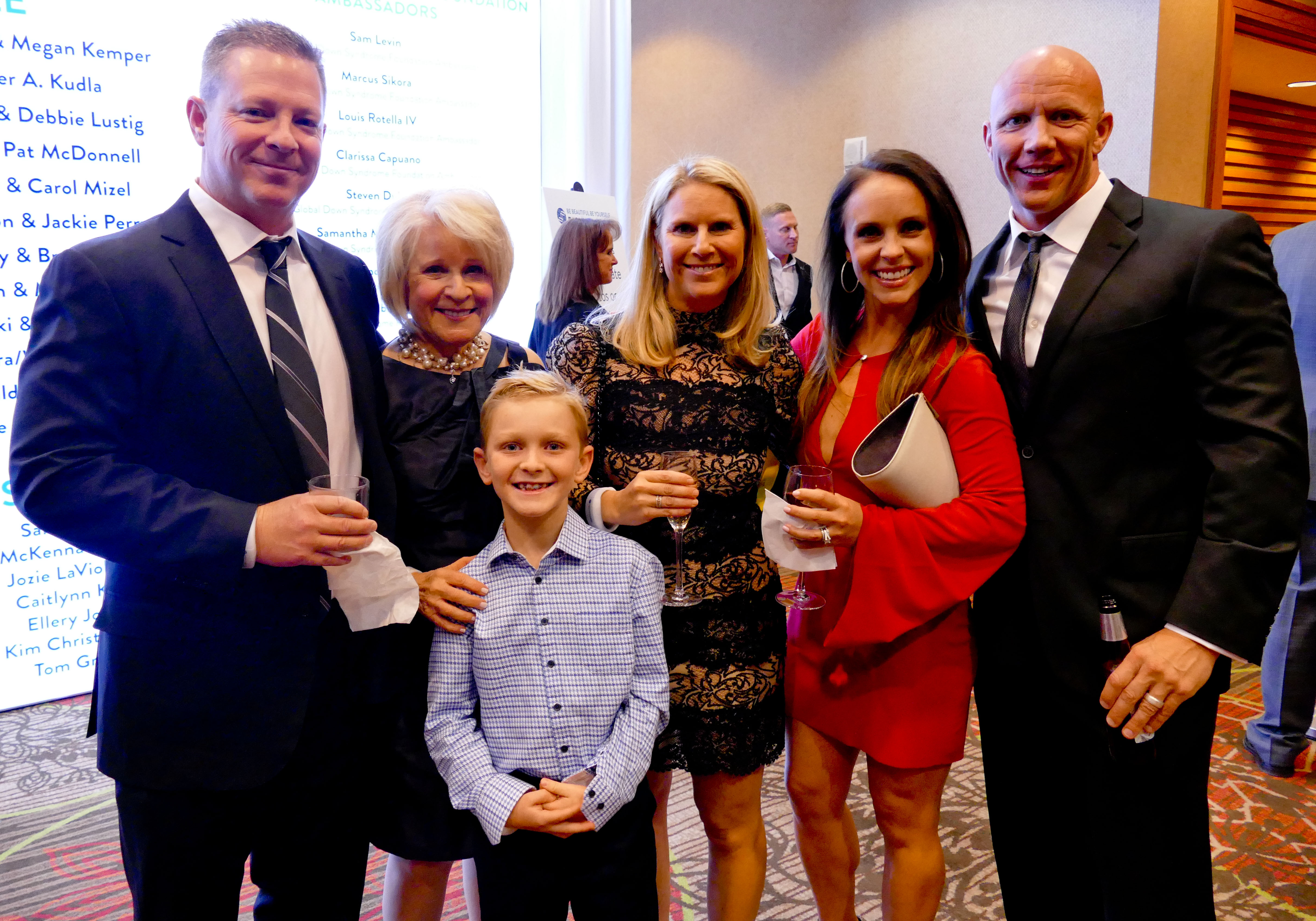 Brett Perry, left, Susan Karsh, Casey Perry, Kelly and Oyvind ...