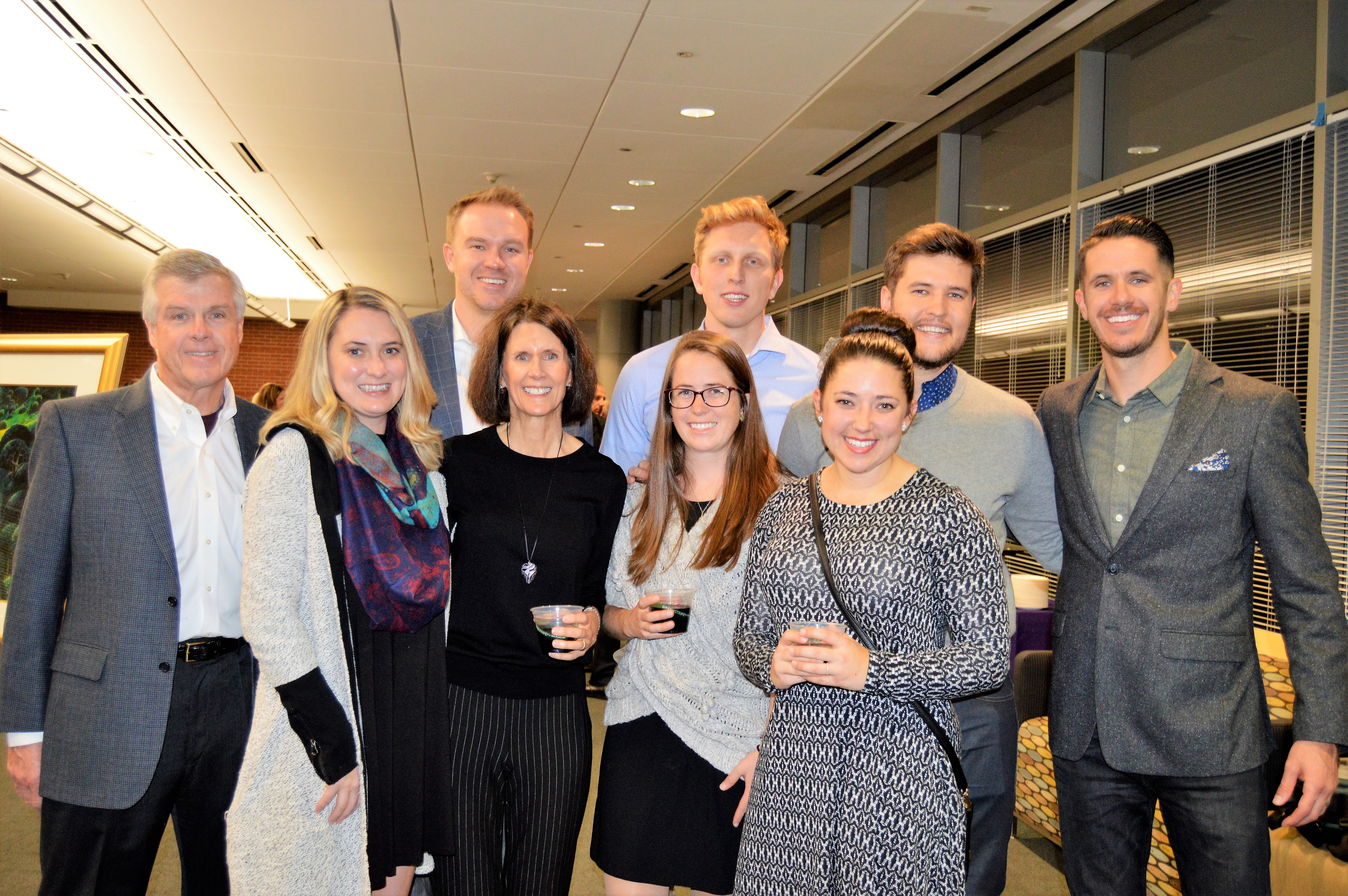 Board member and pancreatic cancer survivor Jim Comerford (left), with ...
