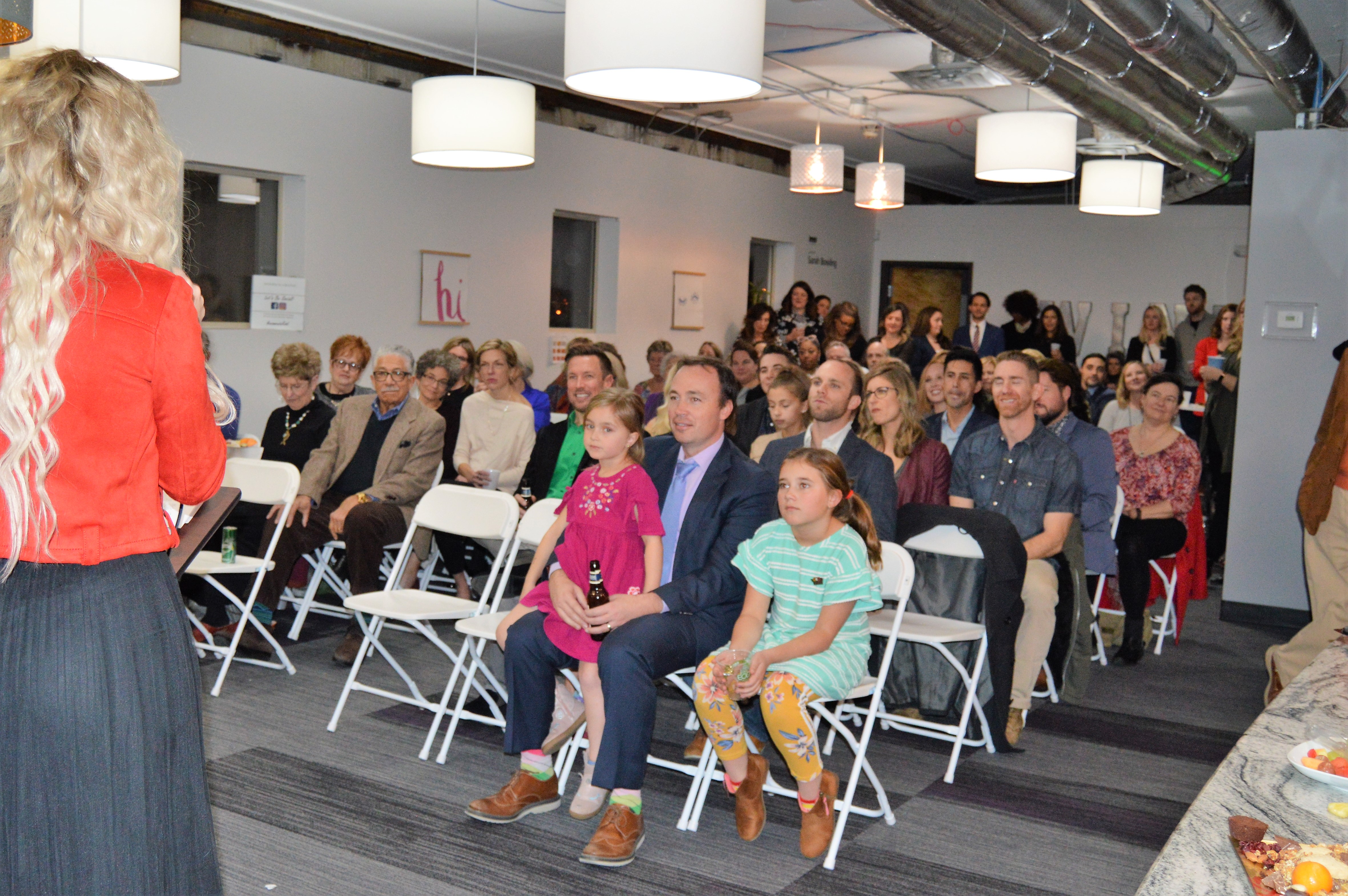 The audience spanned all ages.