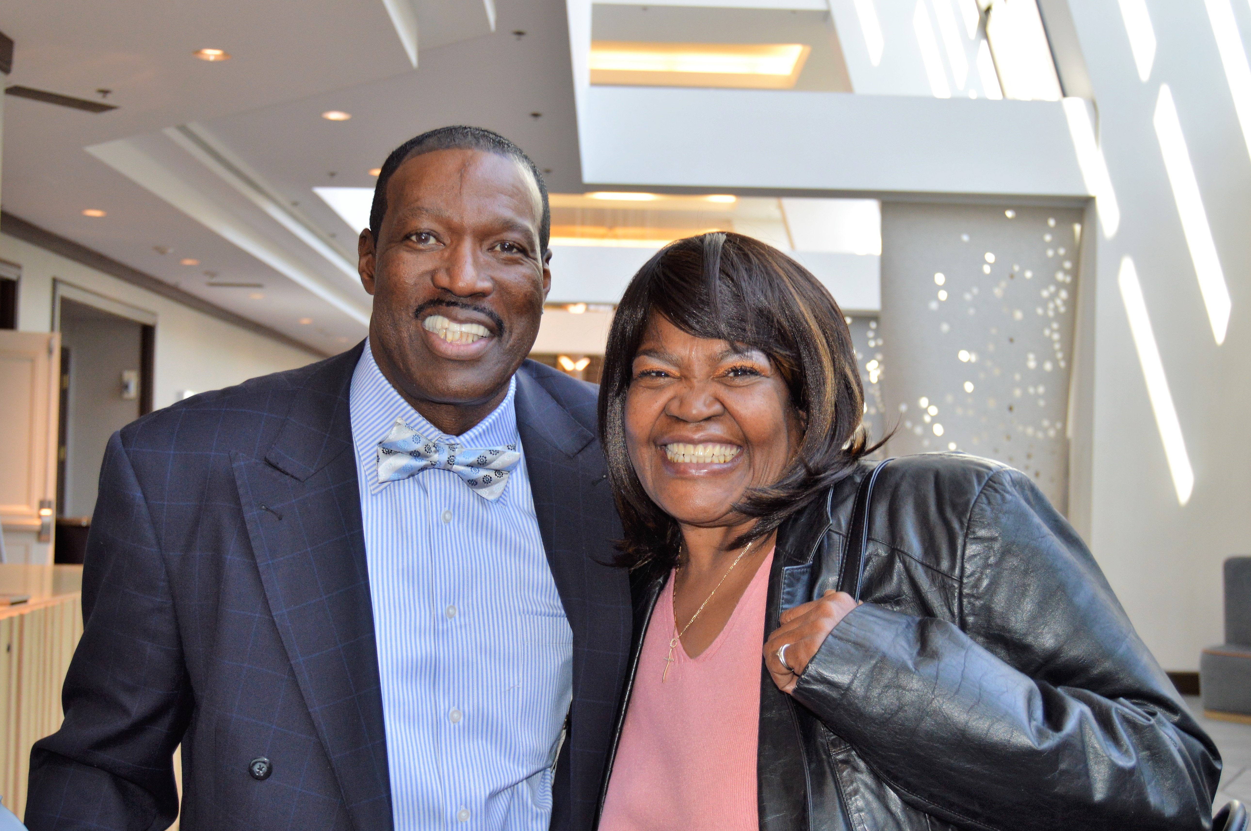 Former Denver Bronco Mike Harden and Jenna Williams