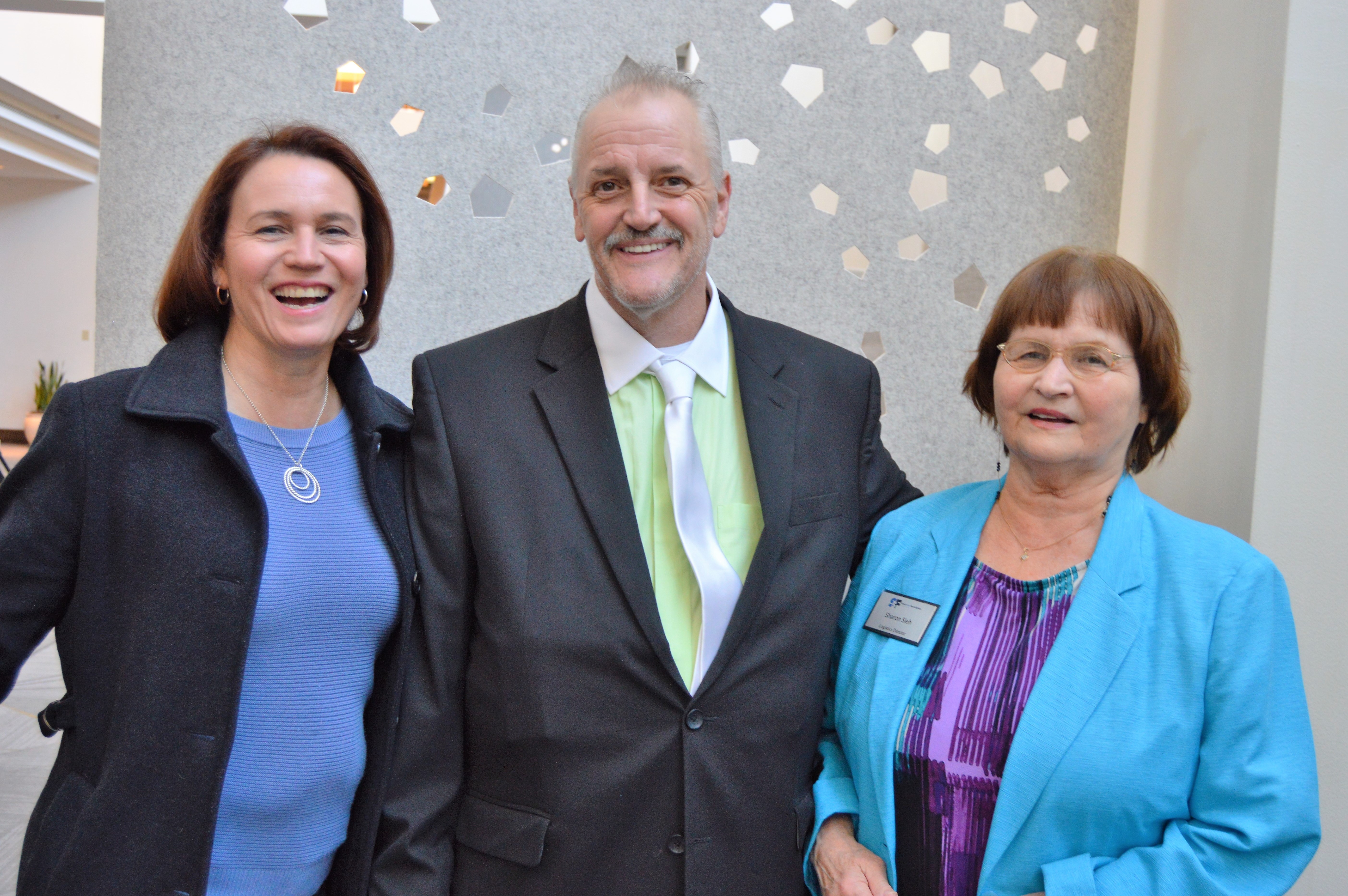 (l to r): Dawn Sieh, David Selman and Sharon Sieh