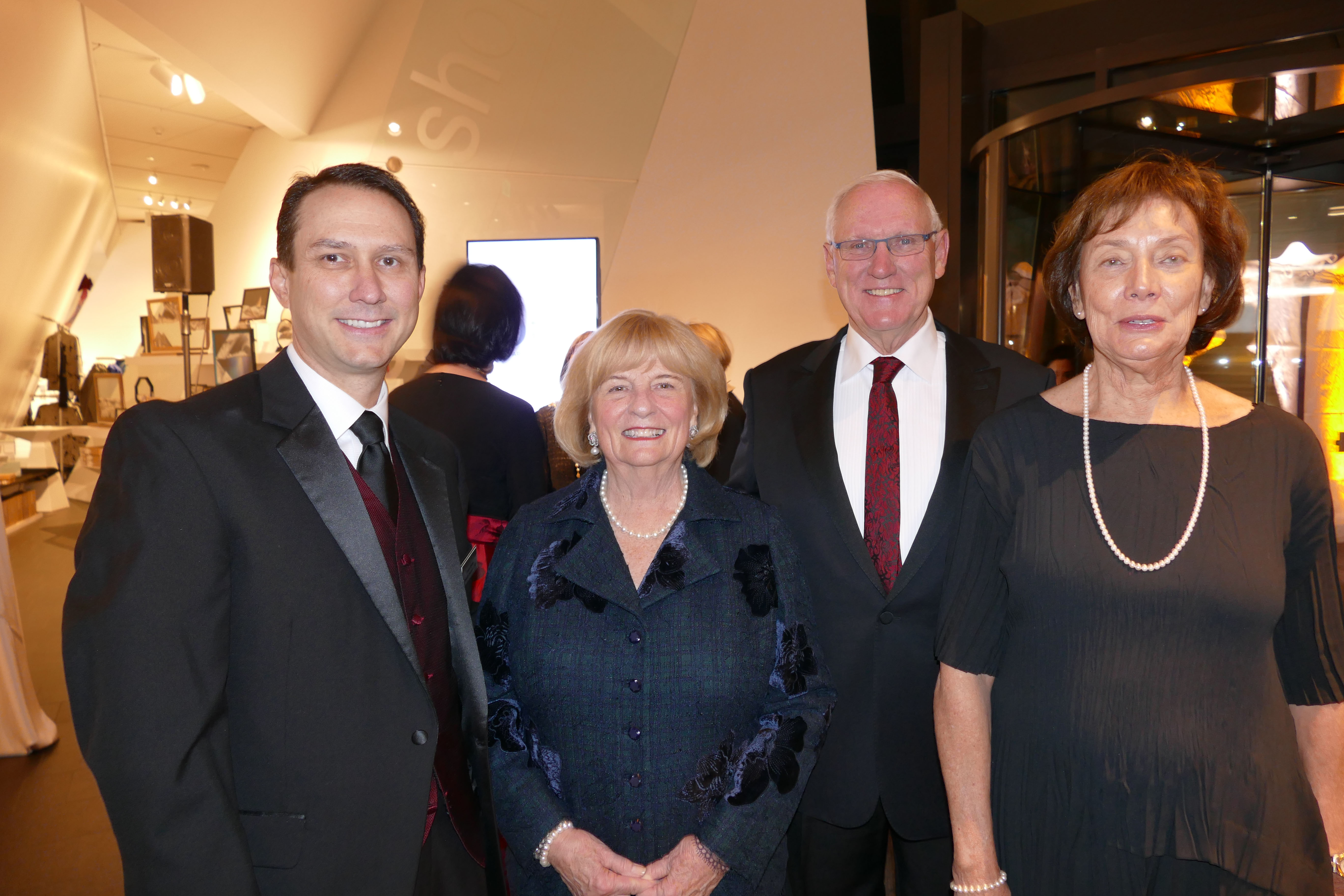 Curtis Woitte, DAM CFO, left, with Sharon and Lanny Martin (board chair ...