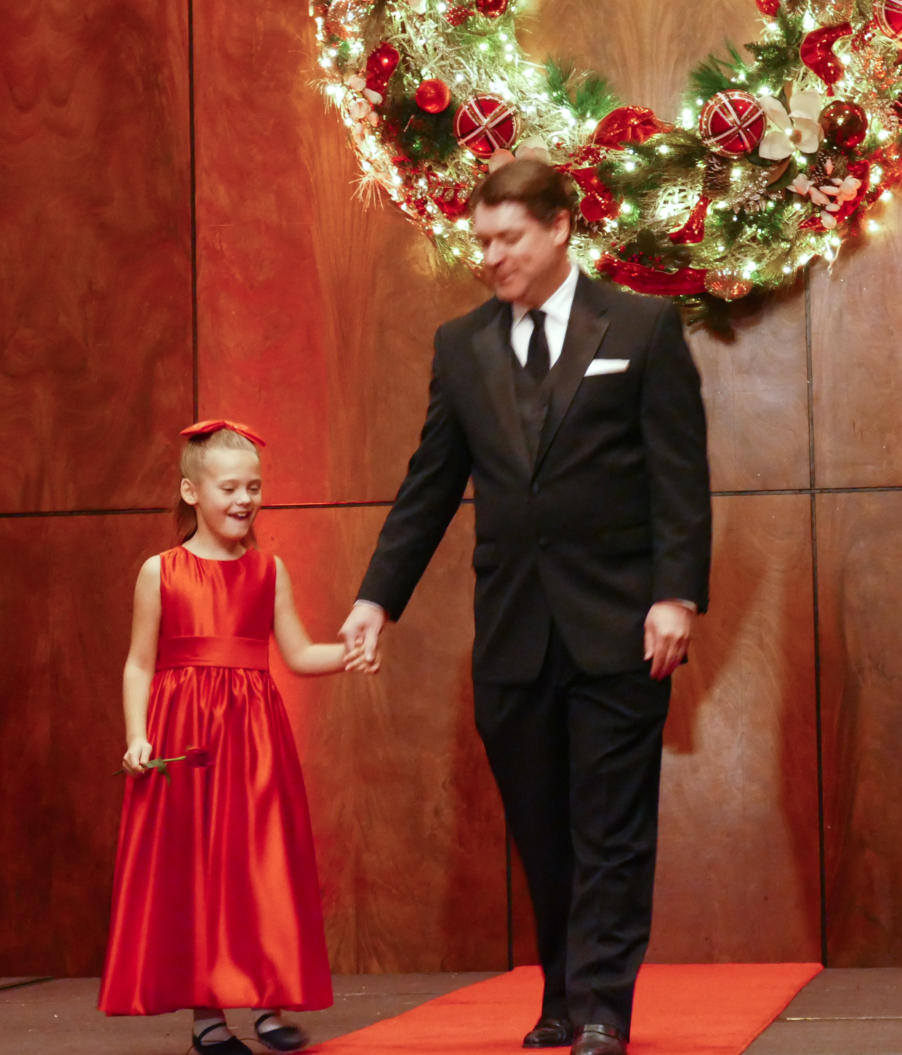 Scarlett Mae Duke and her dad Brian Duke