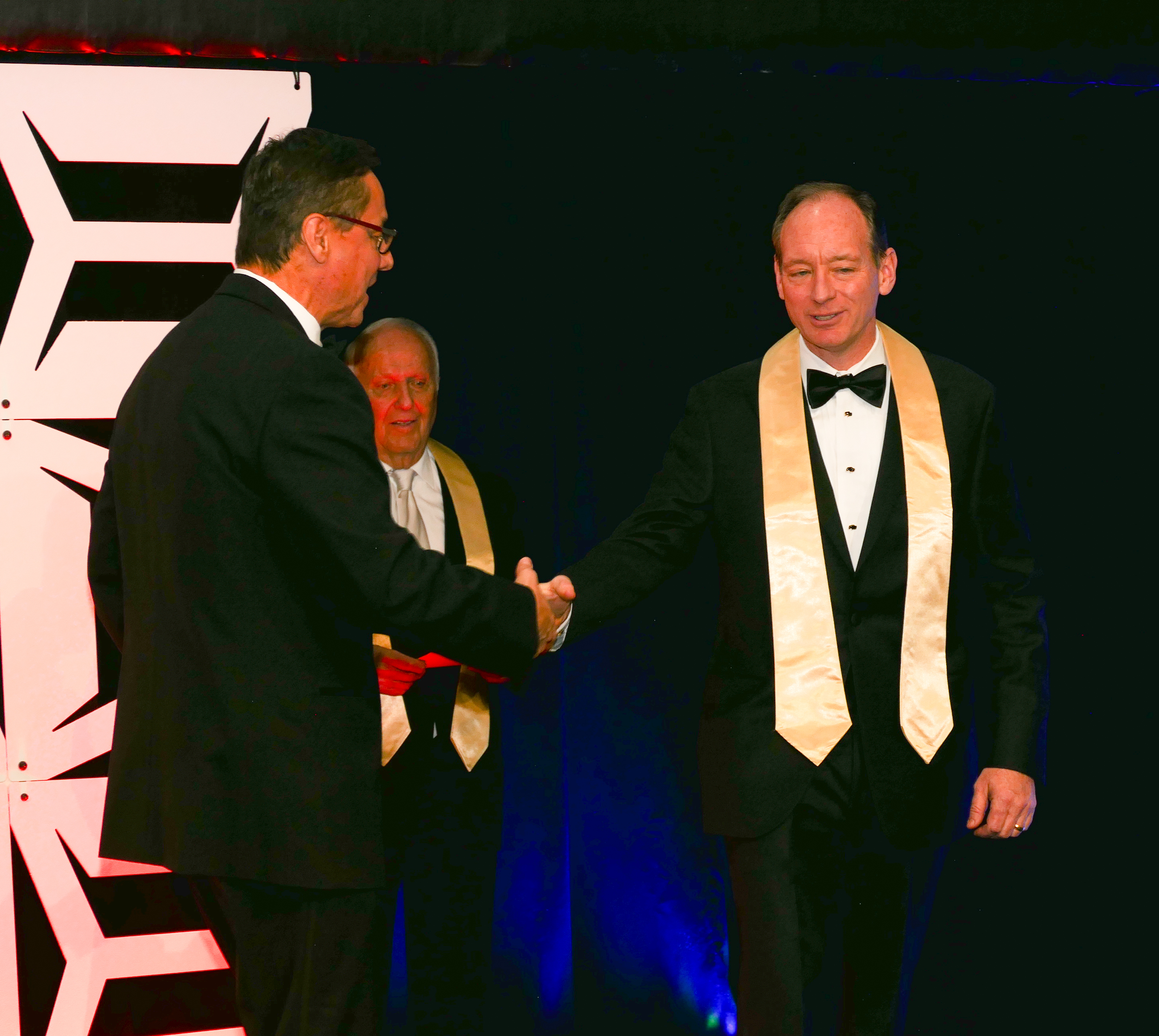 Mike Imhoff representing 2011 inductee Walter Imhoff