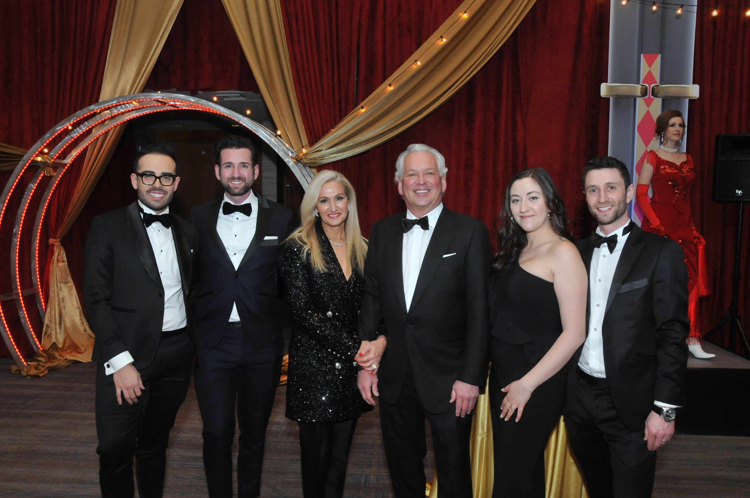 Manuel and Josh Demby; Faye and Steve Demby; Ethan and Shelby Demby