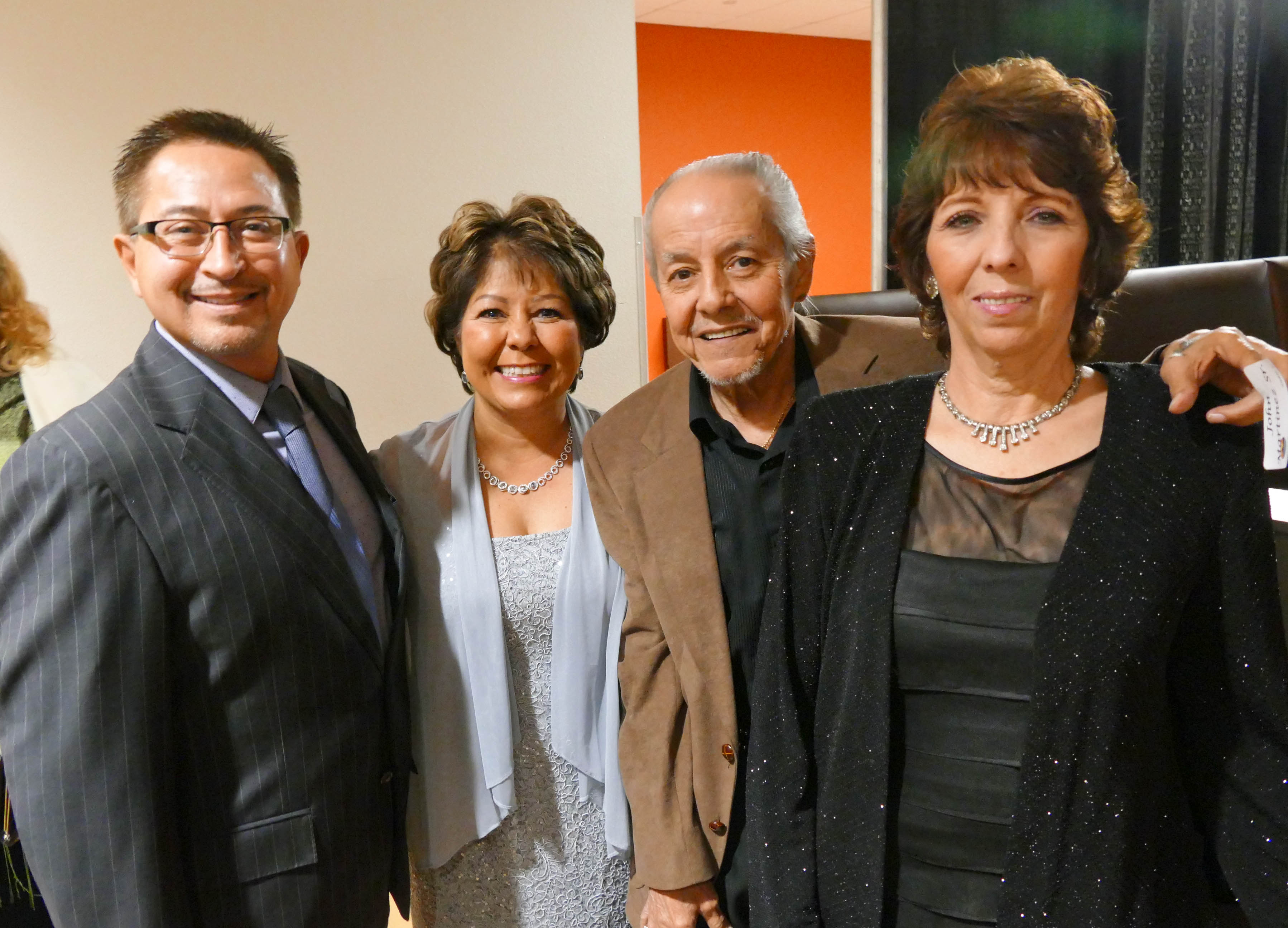 Eric and Renee Carson, left, with John and Diane Martinez