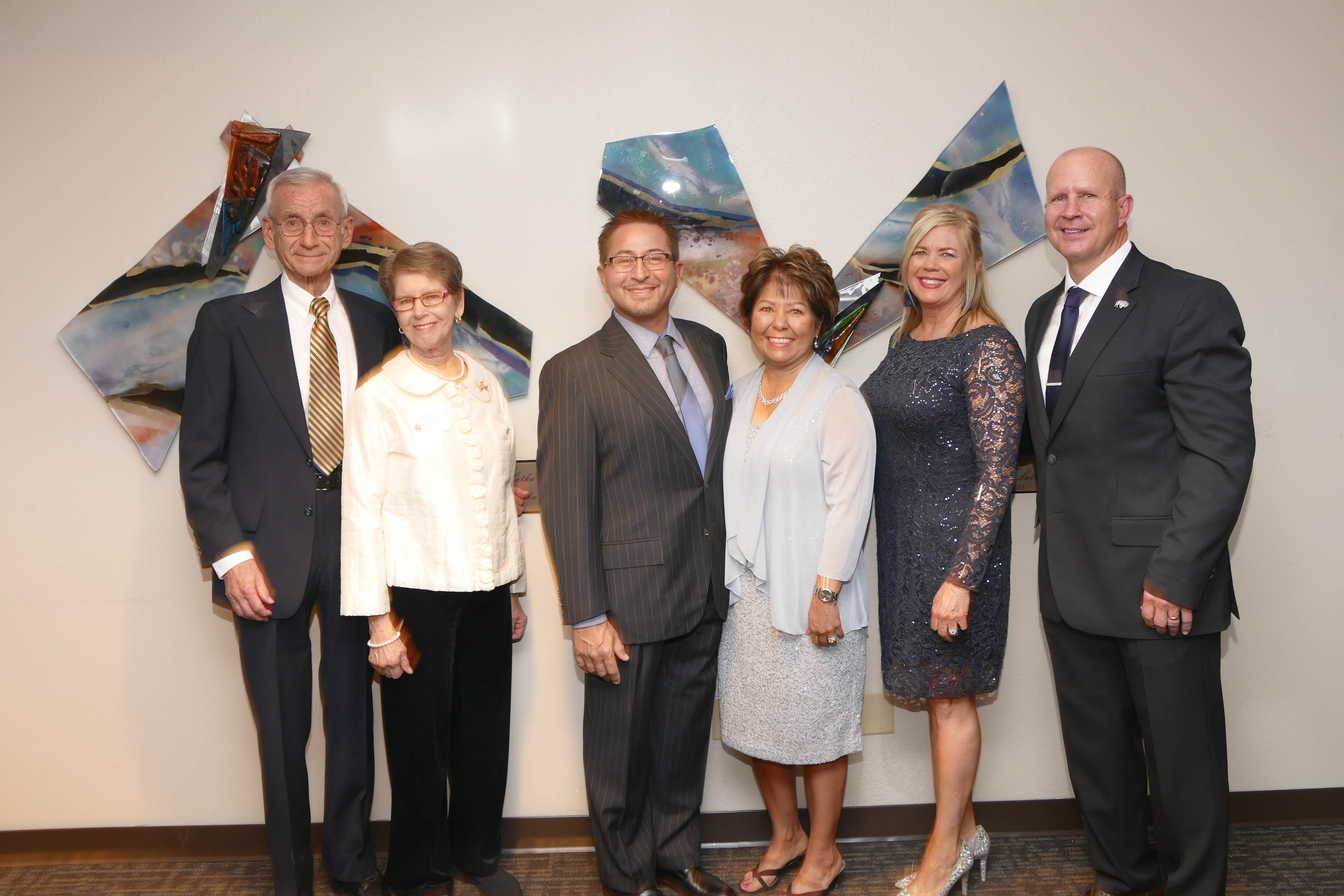 Dr. Carl and Kay Bartecchi, left, Eric and Renee Carson, Donna and ...