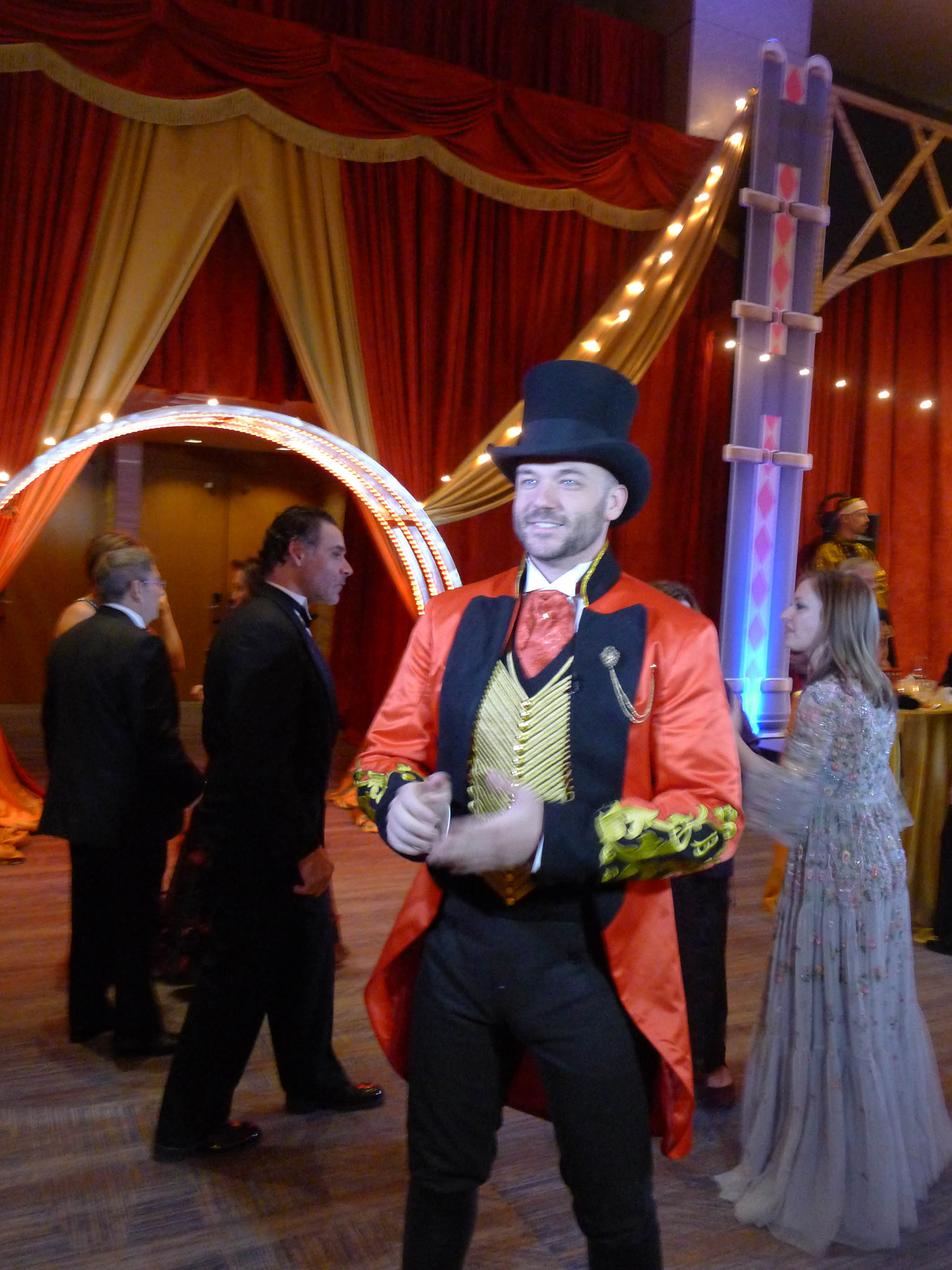 David Shipman provides an interview before dinner