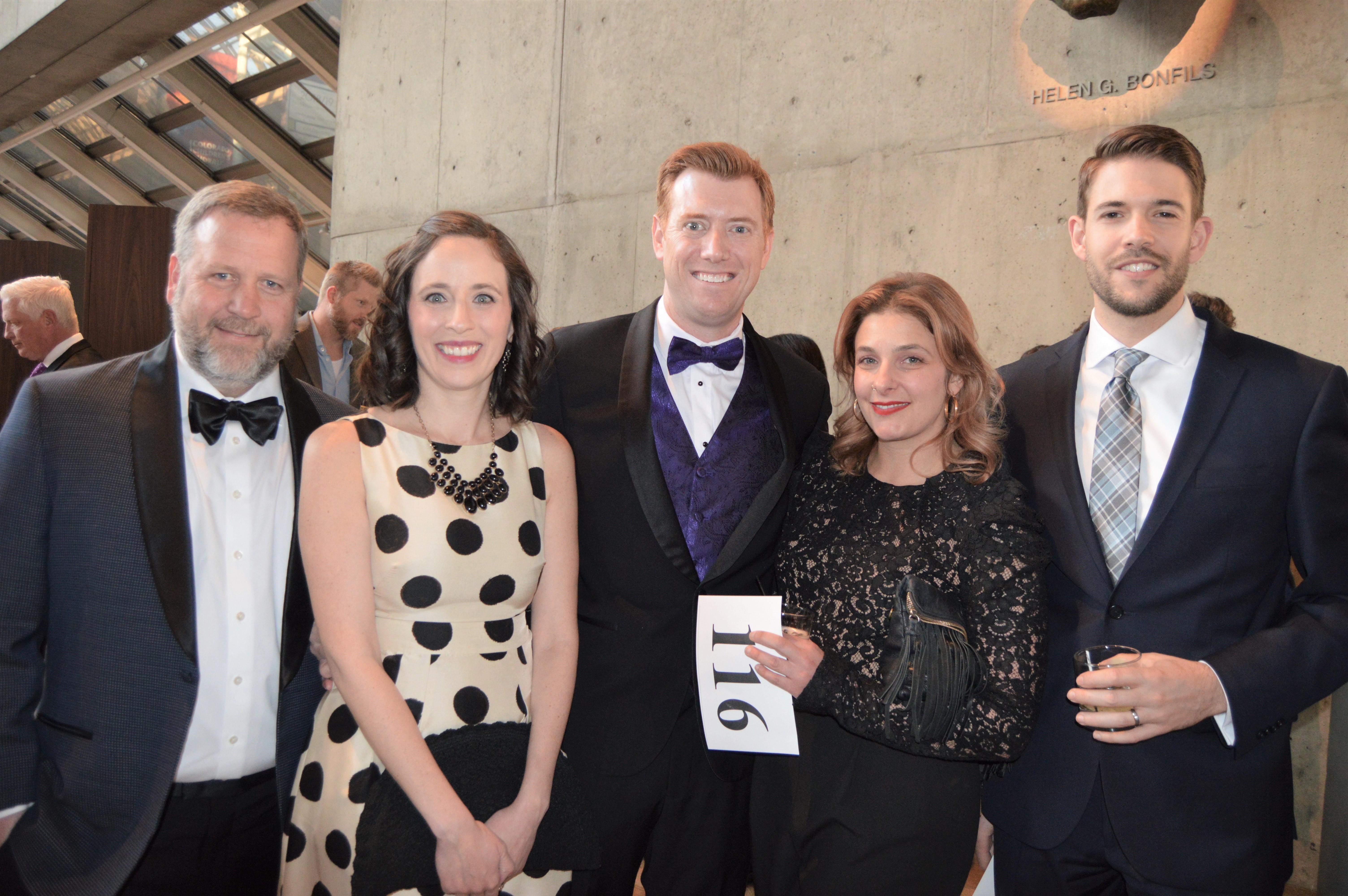 (l to r): John Maxson, Nicole DeFee, volunteer and speaker Mark DeFee ...