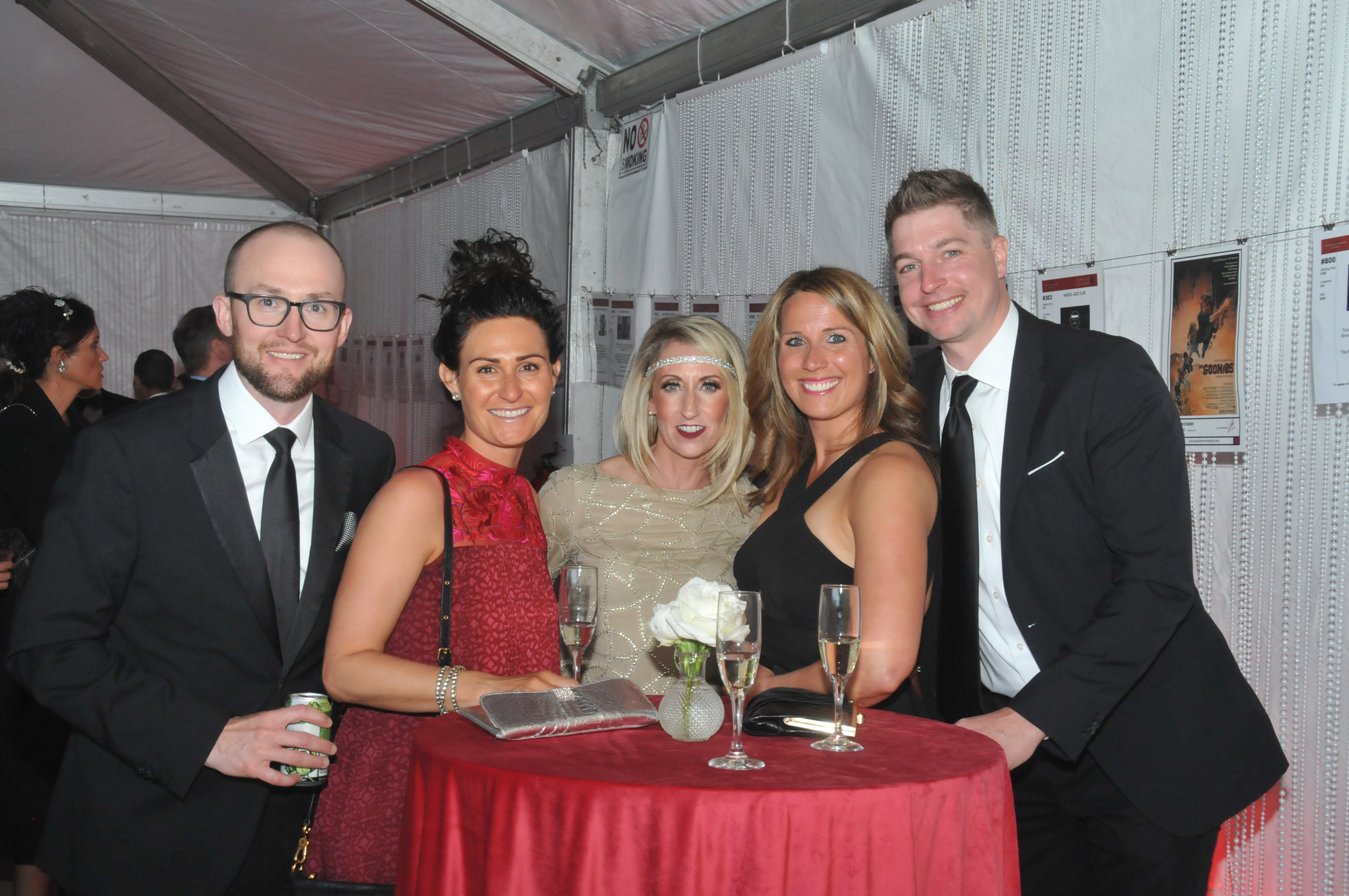 Andrew and Kristin Beck, Jen Palmer, Joy Detra, Nate Palmer