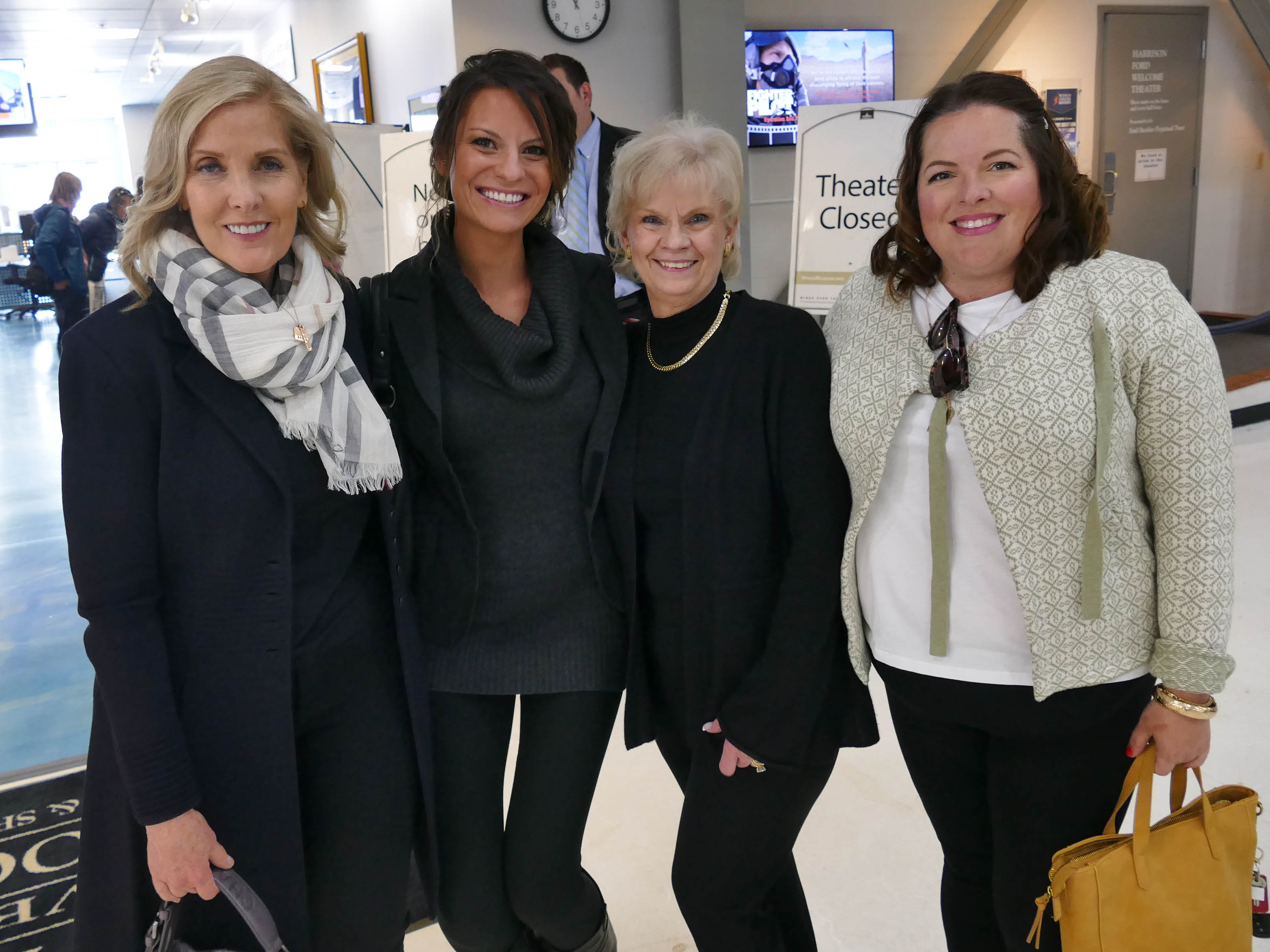 Cyd Rodriguez, left, Rachel Fanckboner, Event Chair Lyn Schaffer and ...