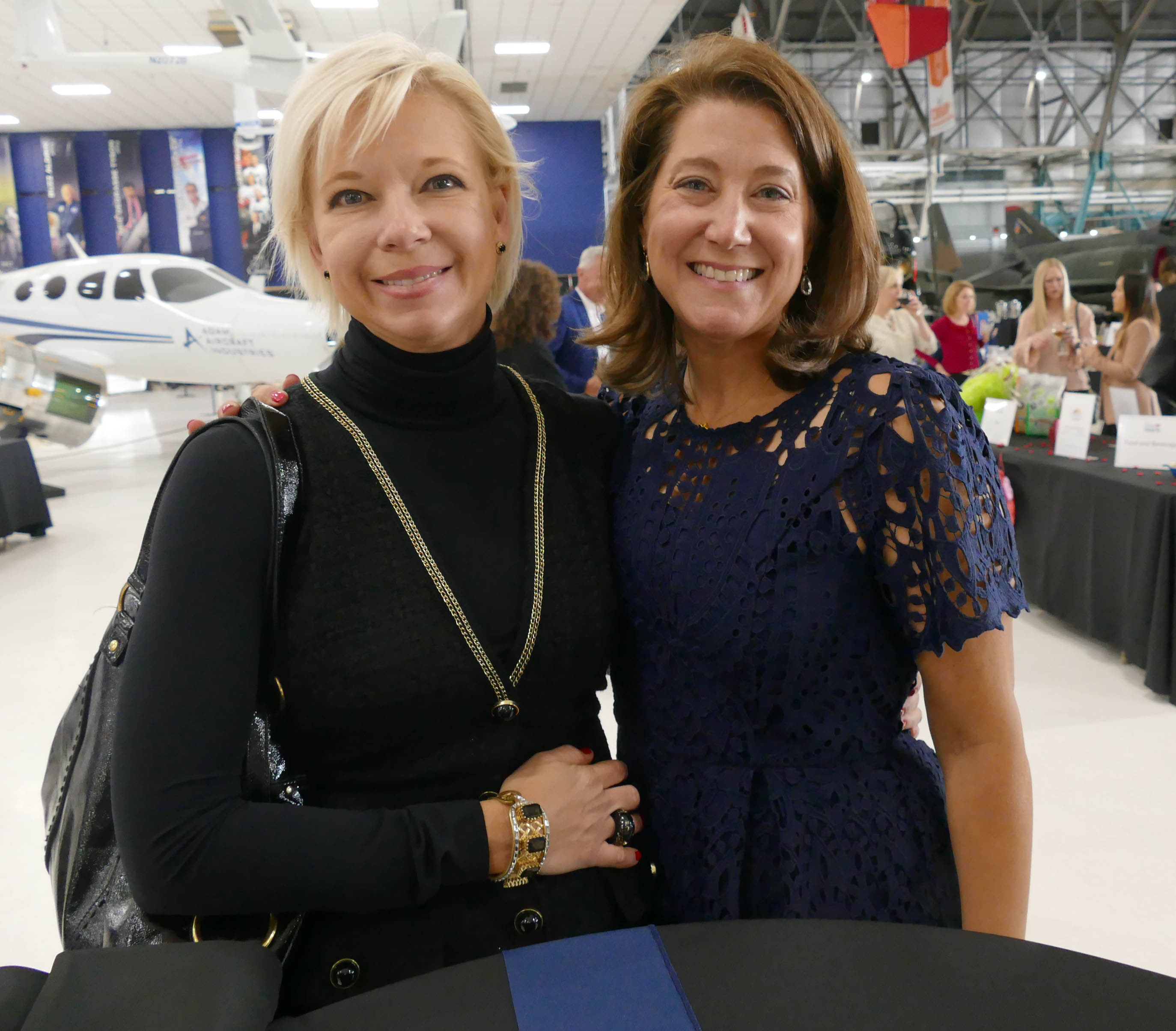 Carrie West, left, and Christie Connor