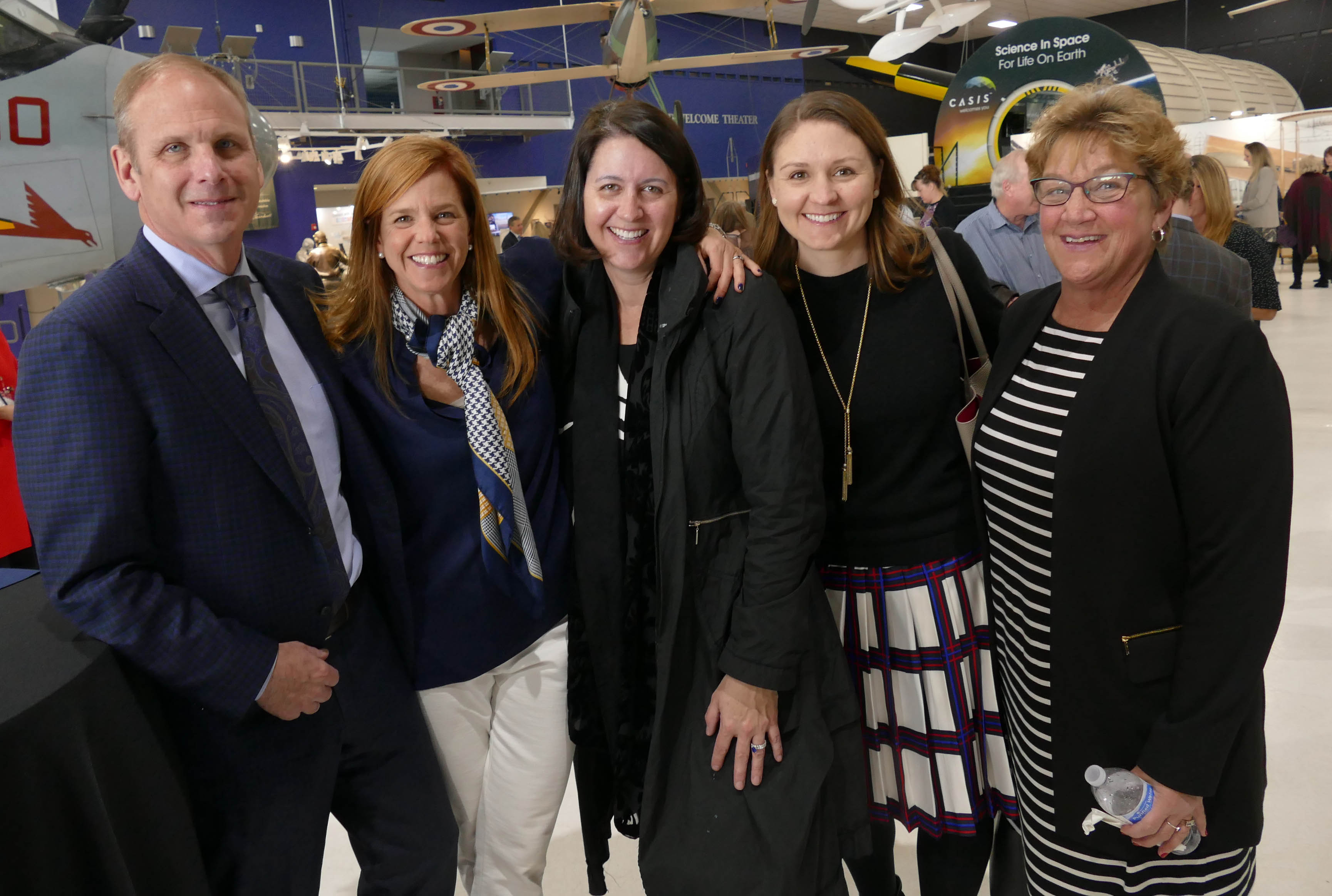 Dr. Jim Jaggers, left, Faith Fisher, Suzanne Zimmerer, Sarah Riggs and ...