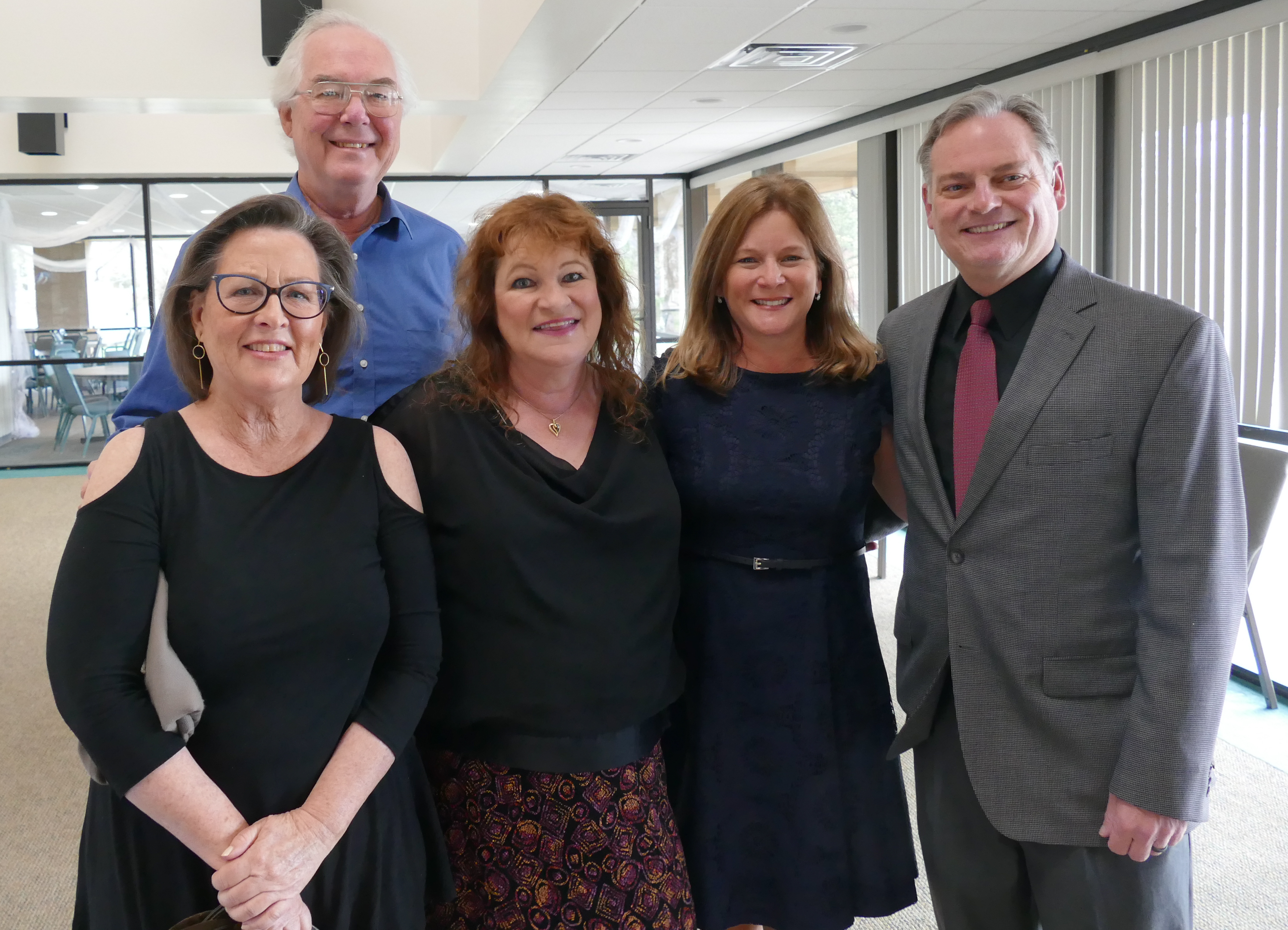 Wendy Kelly, left, Drs. Eric and Linda Carlson (2012 inductees) and ...