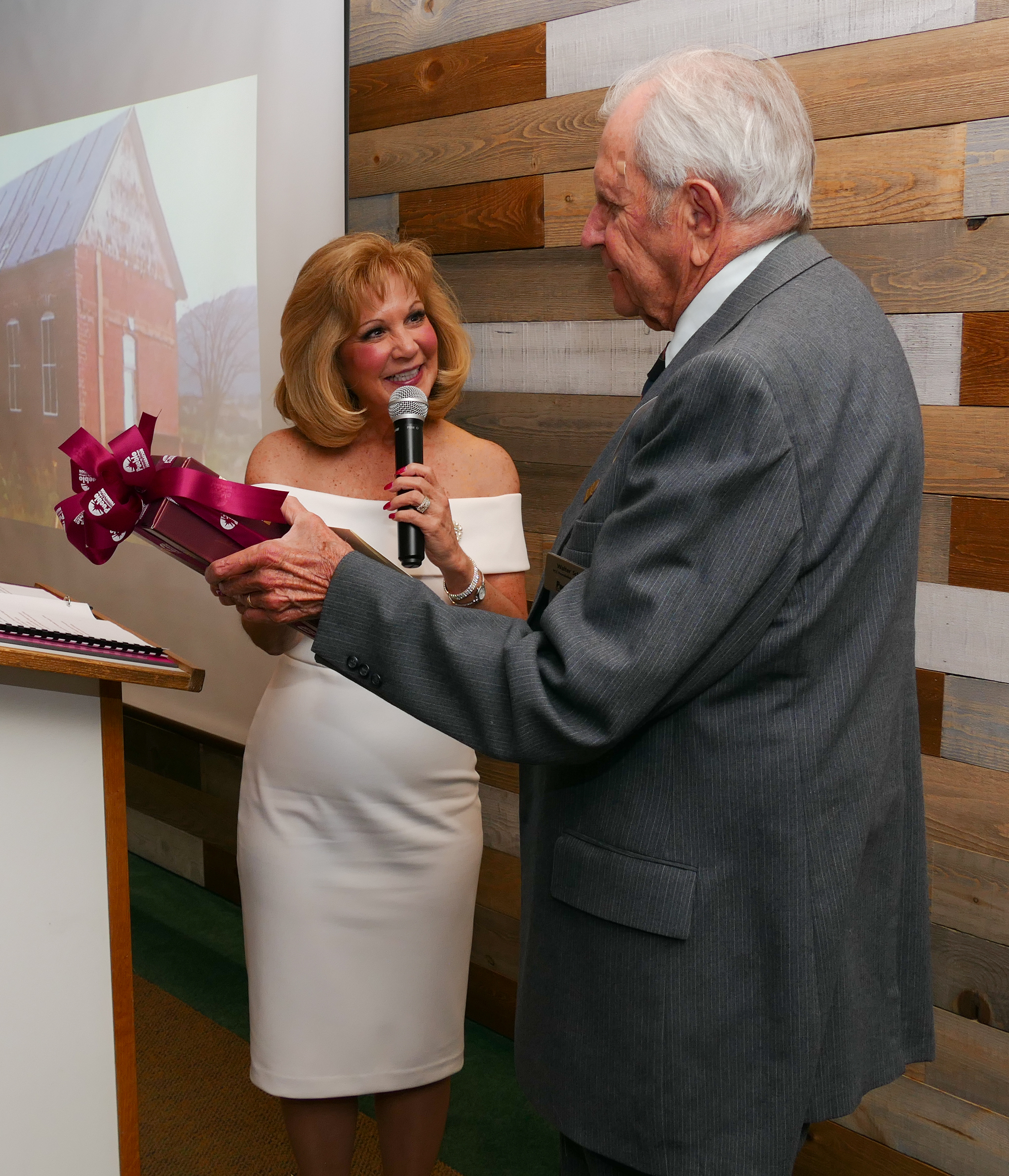 Dr. Patty Erjavec gives special appreciation to Walt Schepp, who has ...