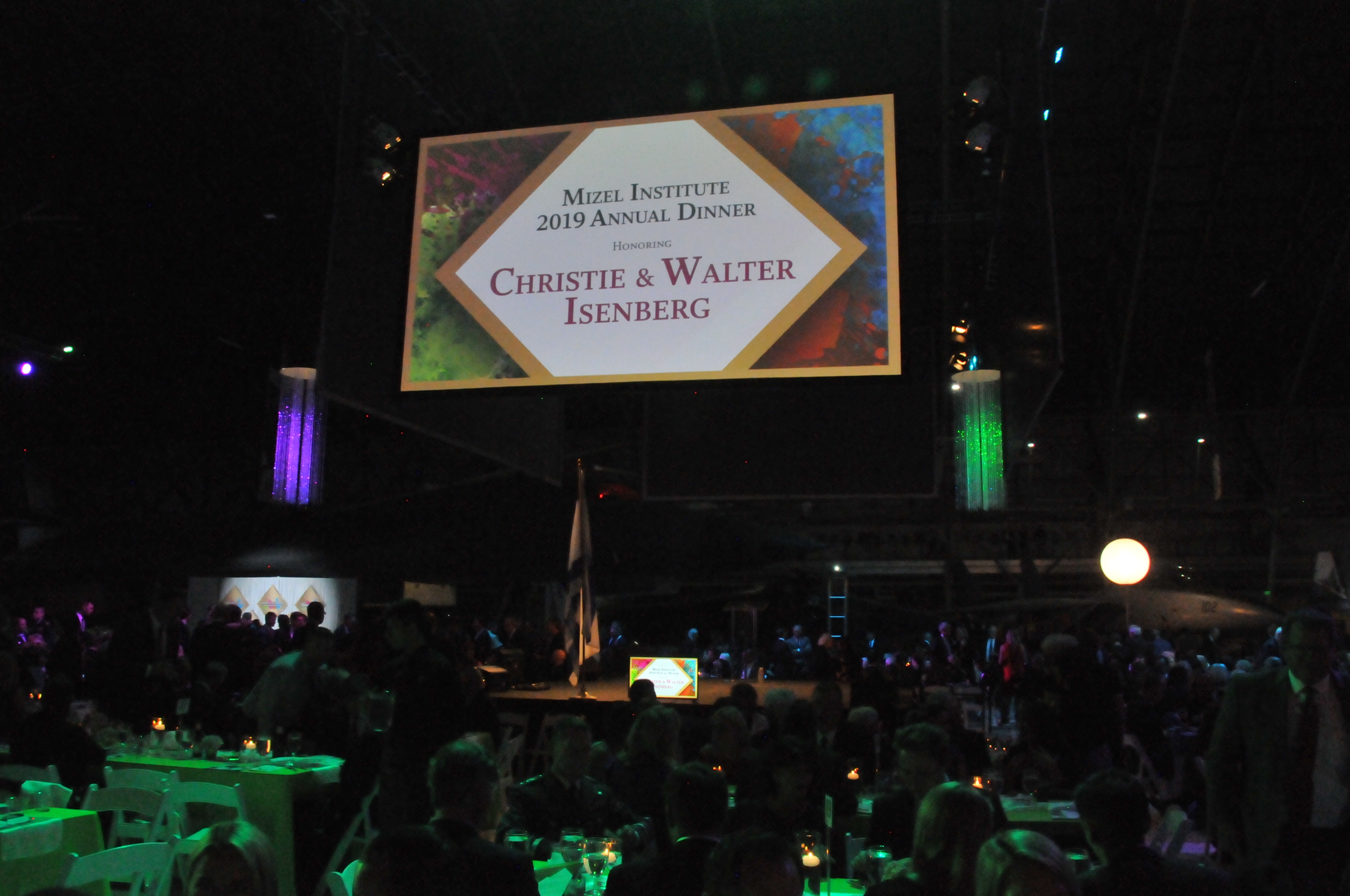Christie and Walter Isenberg were this year's honorees for an event ...