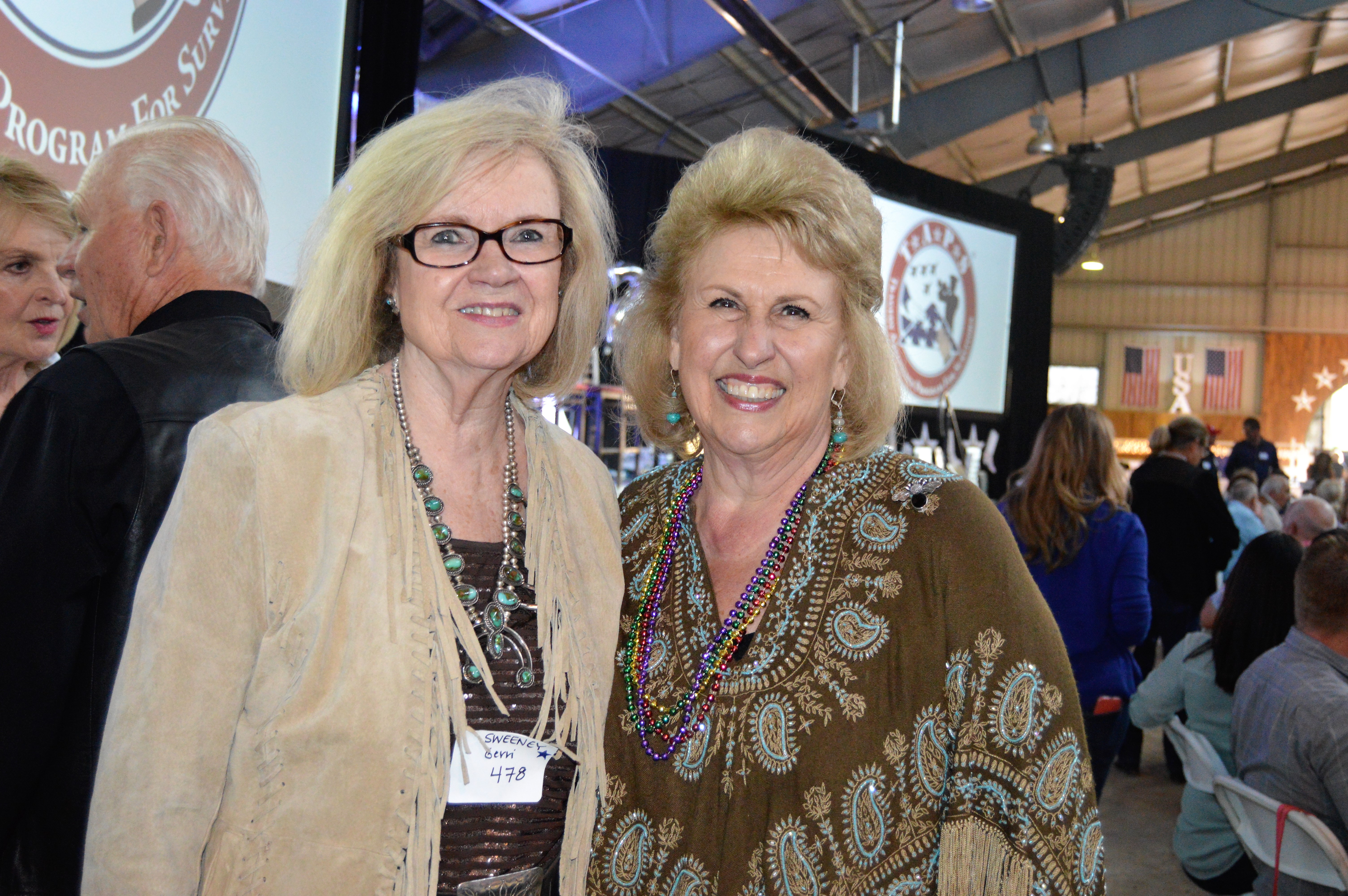 Gerri Sweeny (left) and Edie Marks