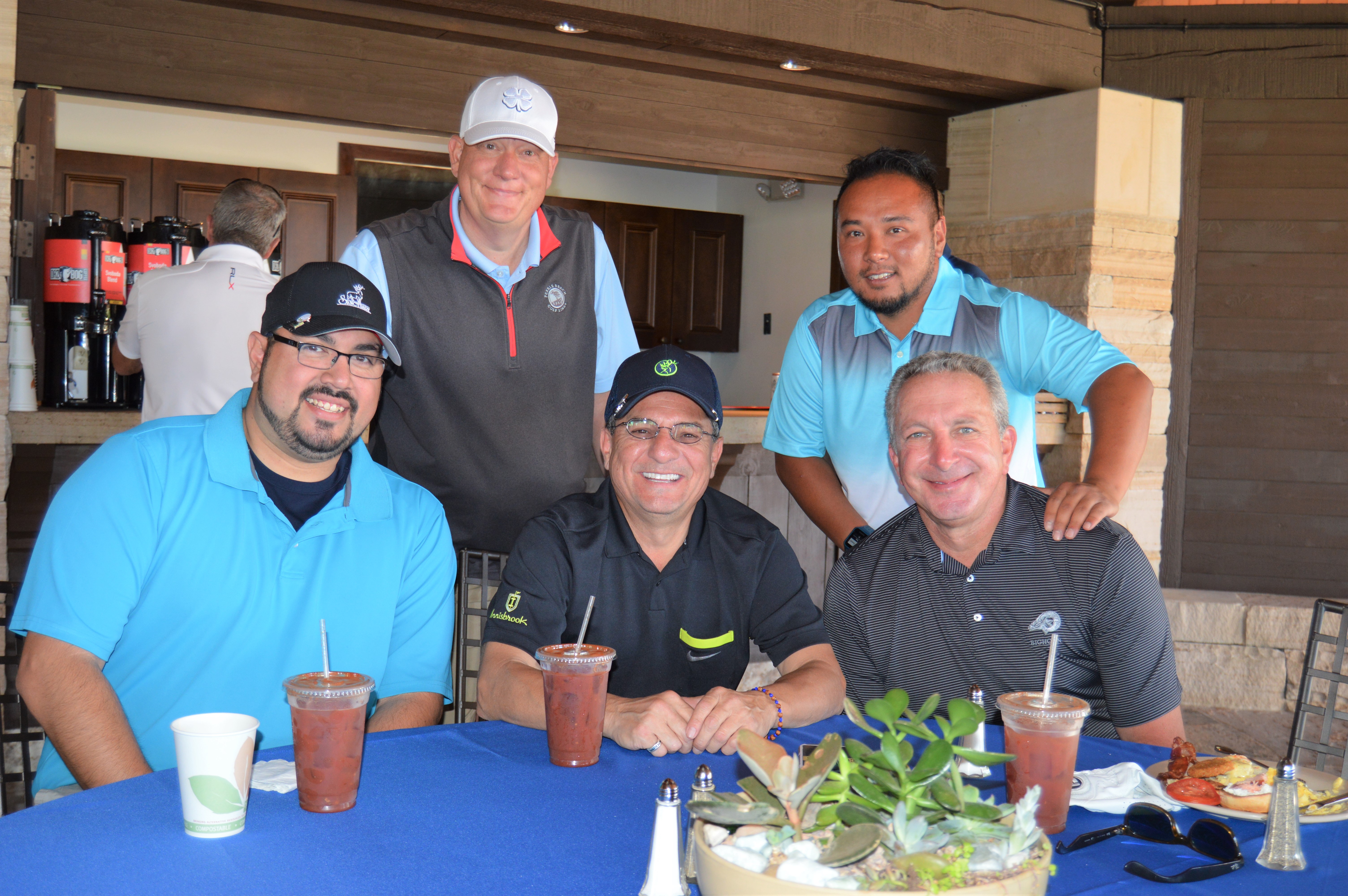 (Front, l to r): Nathan Gonzales II, Ralph Sanchez, Matt Devereaux ...