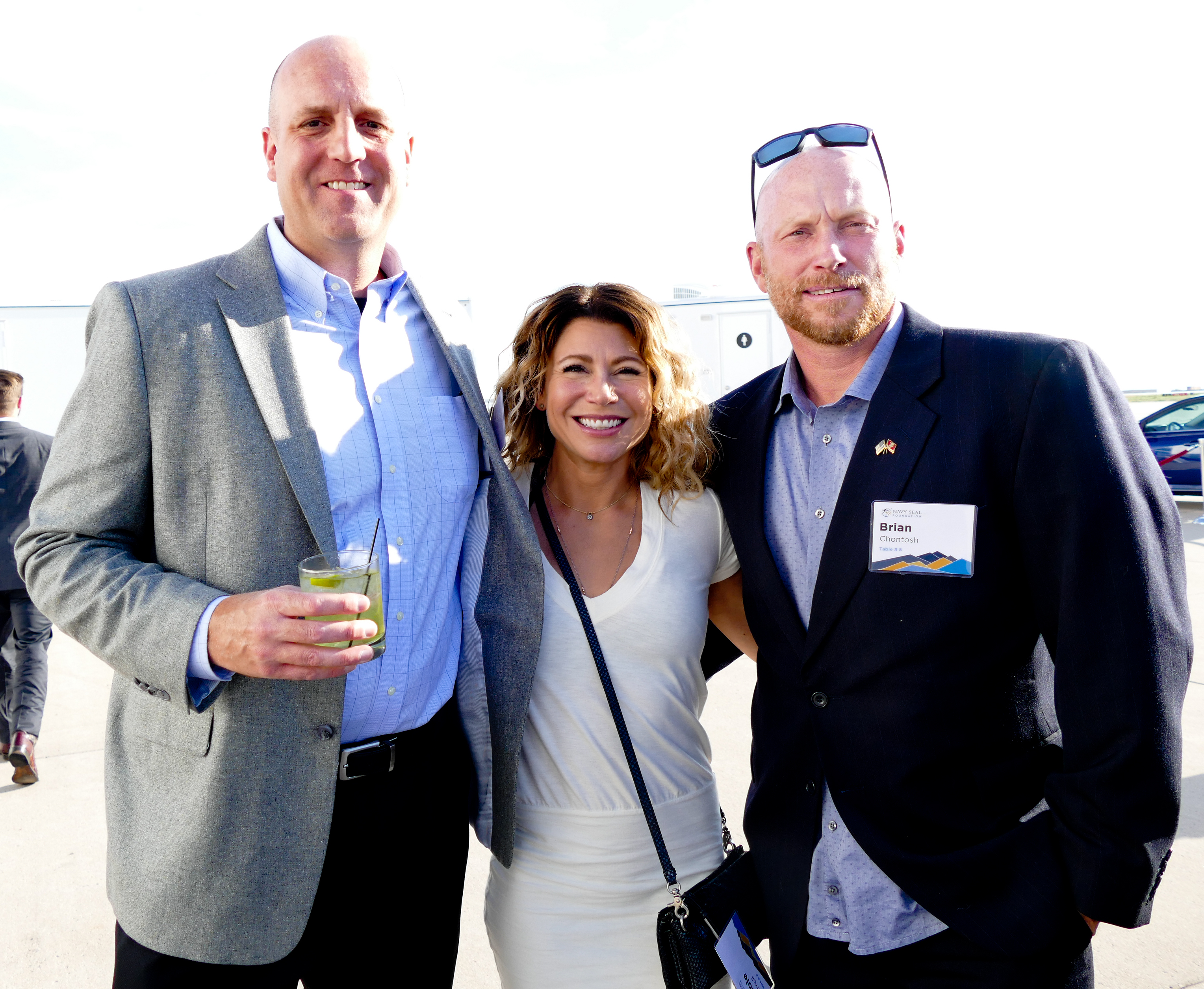 Andy Schutt, left, Nicole Carroll and Brian Chontosh