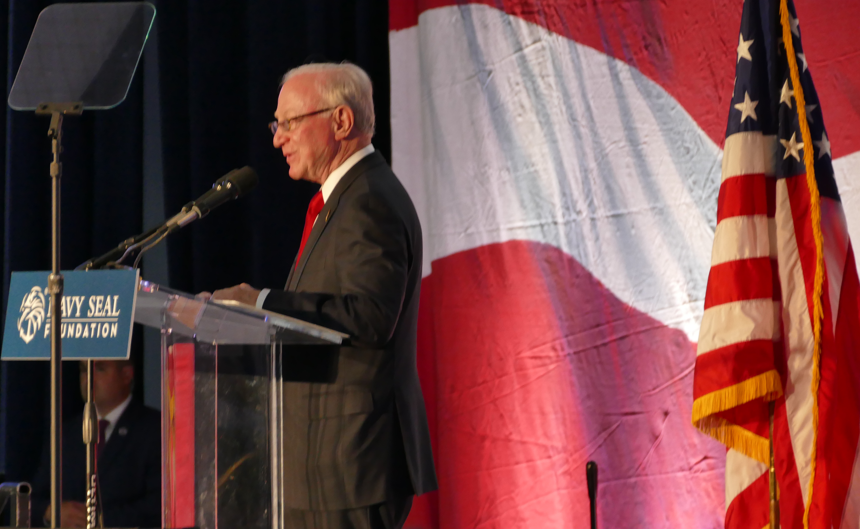 Larry Mizel on stage