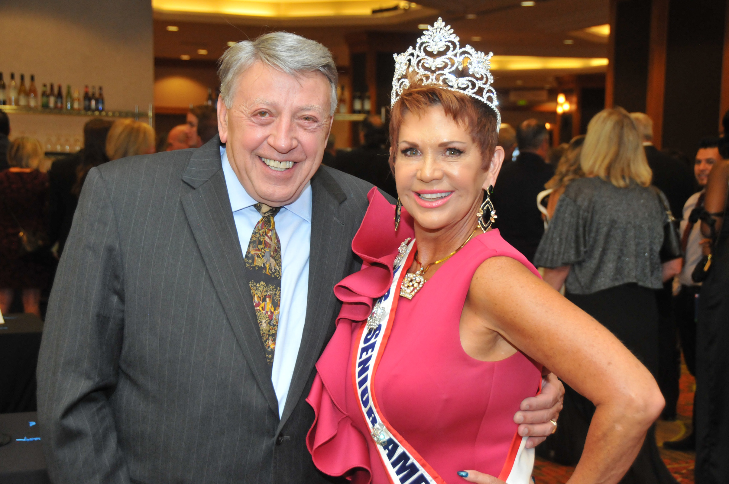 Ed Novak and wife, Gayle Novak, reigning Miss Senior America 2019