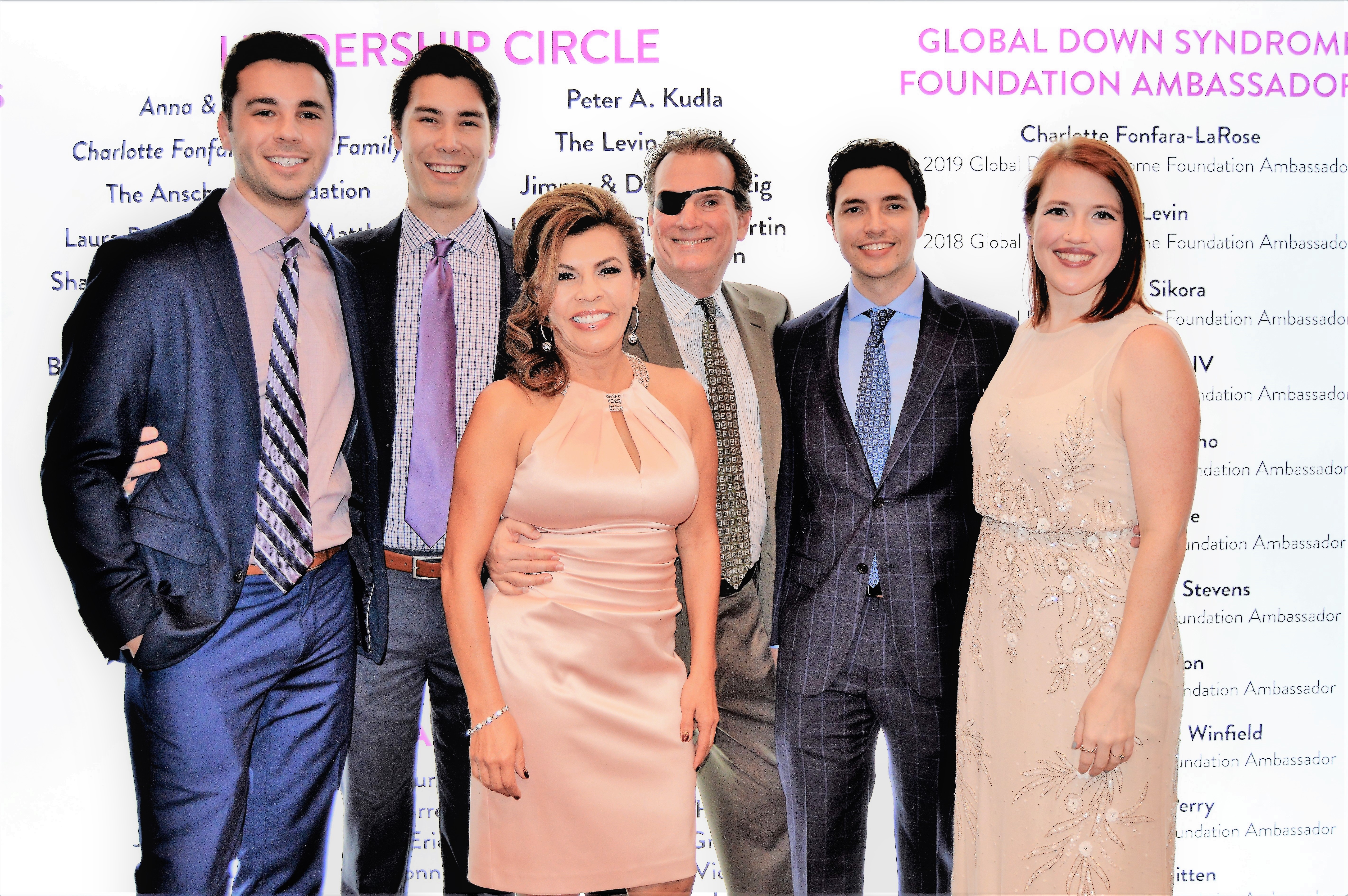 (l to r): Patrick Duplessis, Jesse Rusch, Carol and Dominic Capuano ...