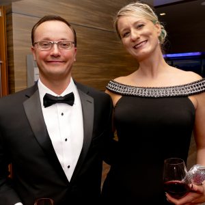 Honorees Lisa and Tom Corley with their sons Alex and Spencer