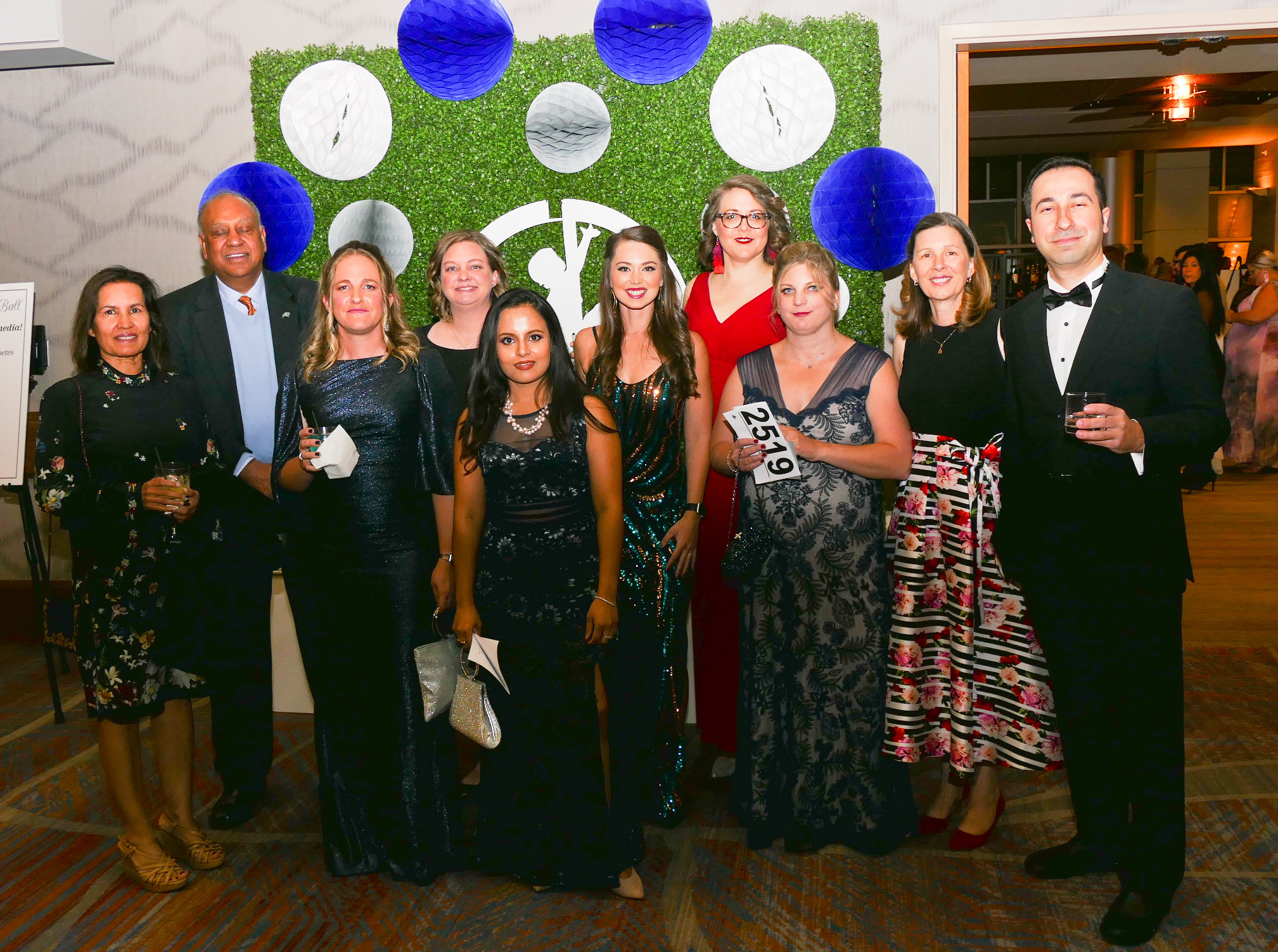 Some of the Barbara Davis Center group