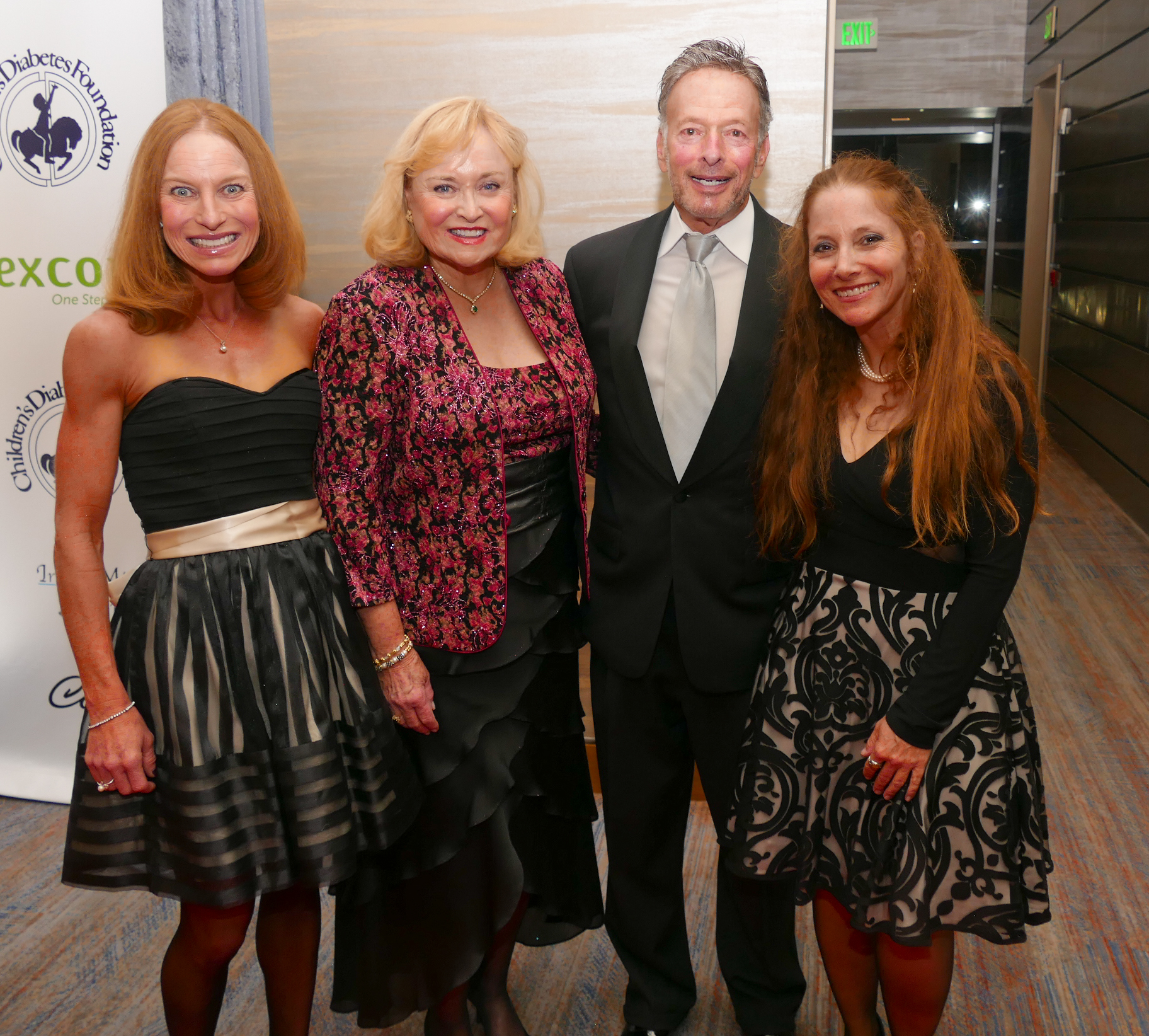 Kara Diamond Husmann, left, Pam and Ed Diamond and Danielle Diamond