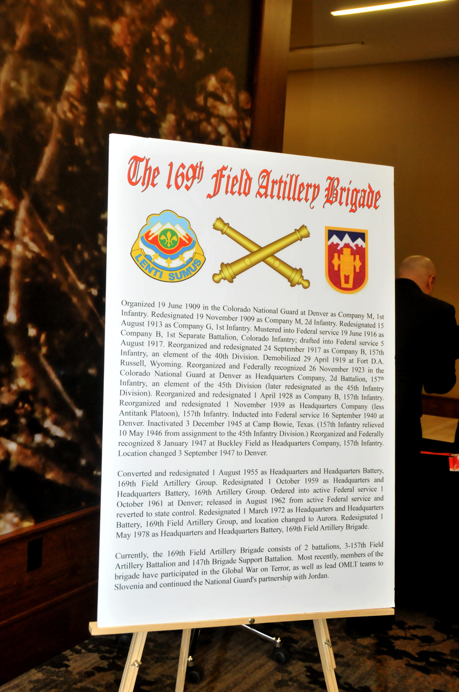 A brief history of the 169th Field Artillery Brigade