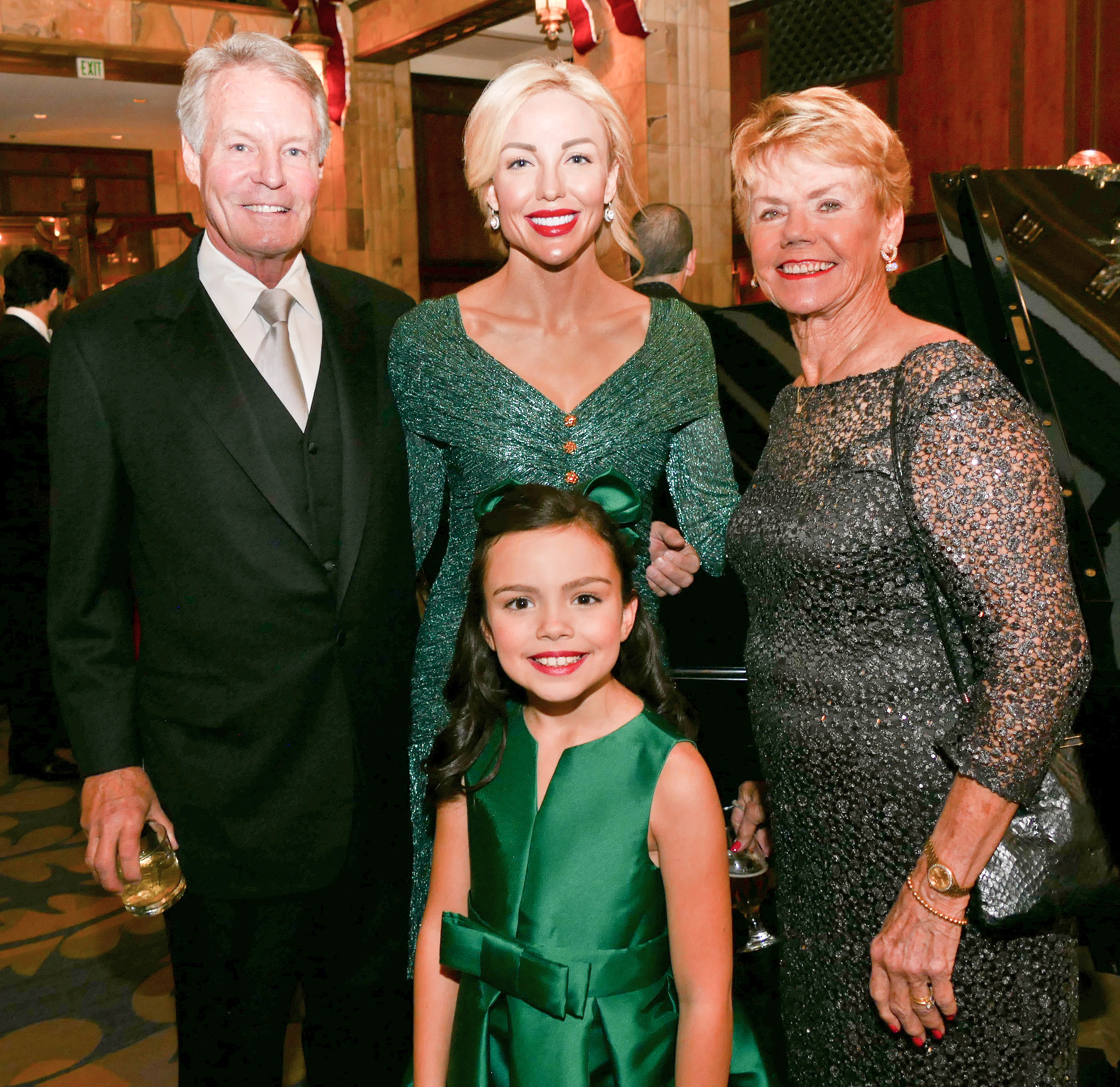 Mr. Smart, Lauren Smart, Mary Smart and Sugarplum alum Caroline Lauchli