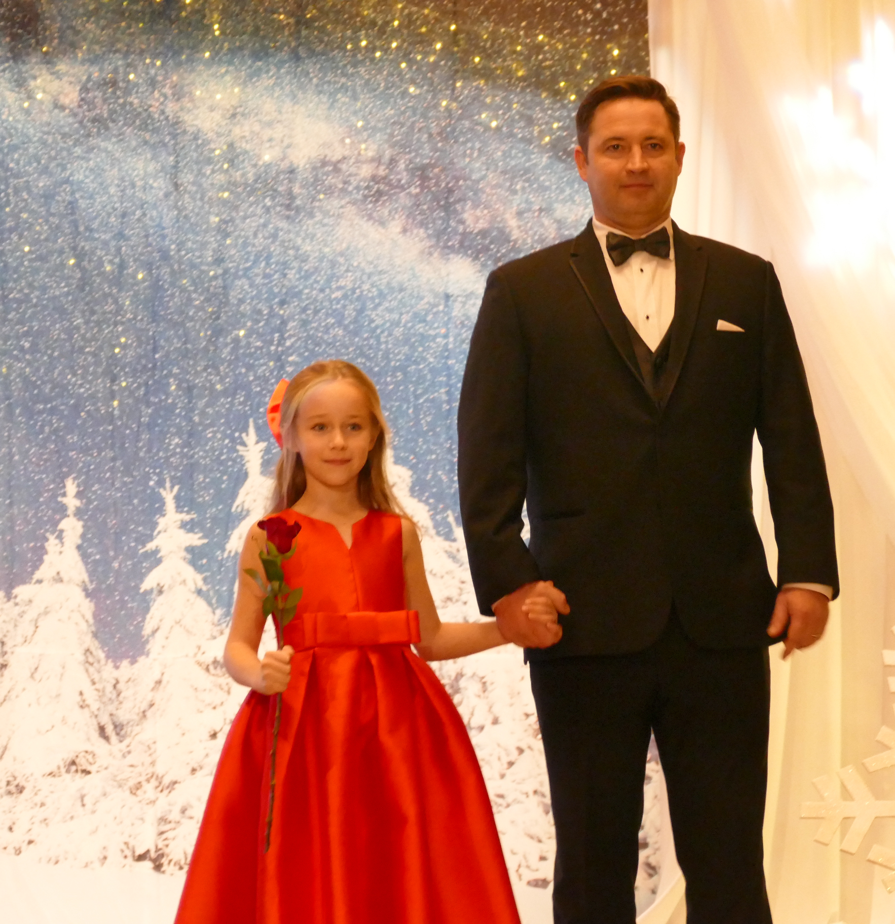 Maya Lynn Harris and her father Blake Harris