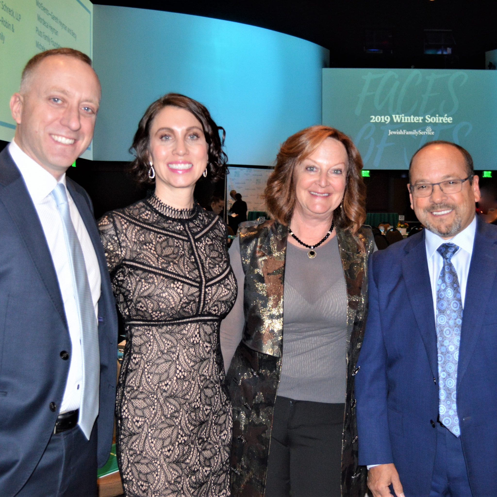 The Stillman family: (l to r): Jacob, Abbie, and Andrea and Scott Stillman