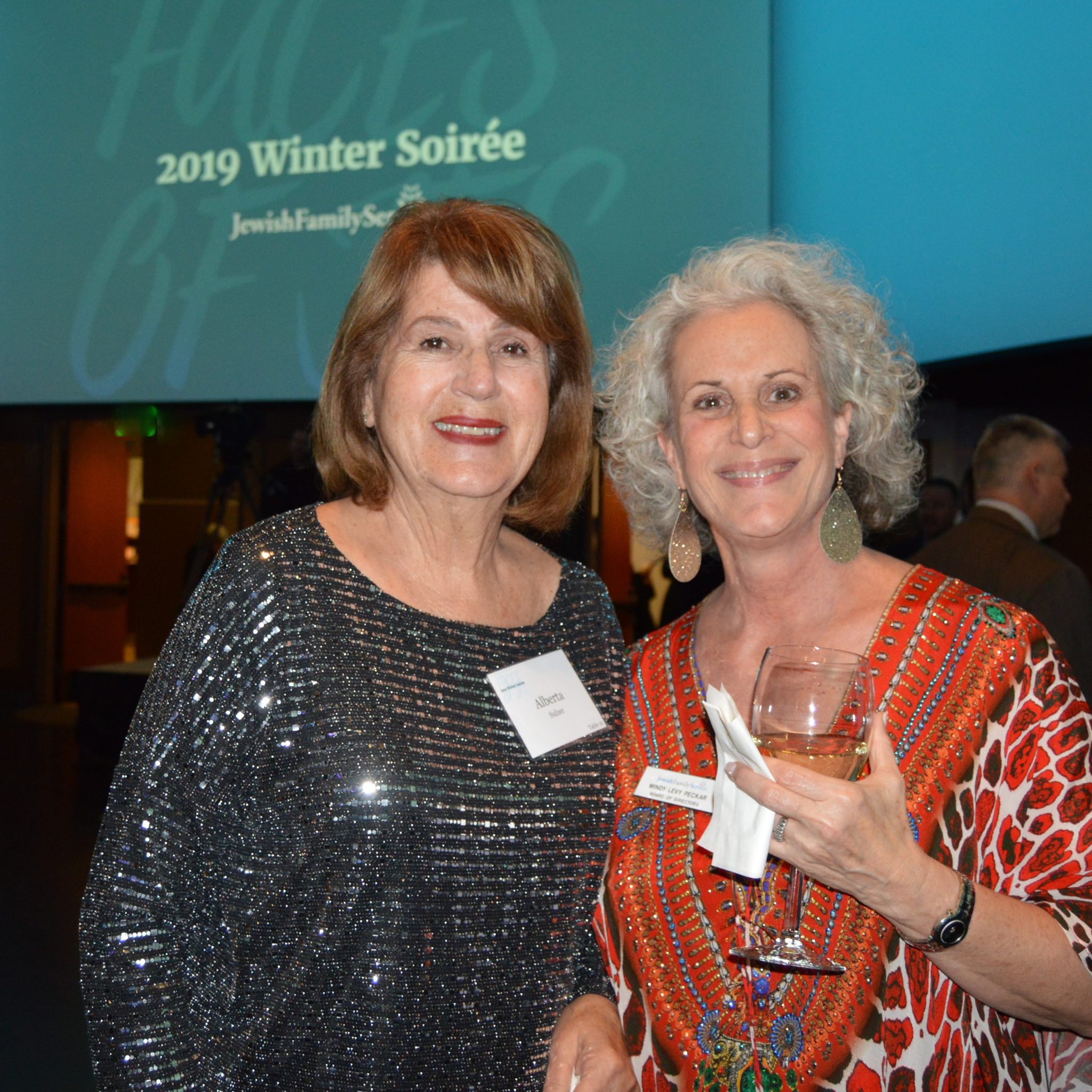 ( l to r): Derek Conn, 2019 honoree Aaron Hyatt and Megan Conn