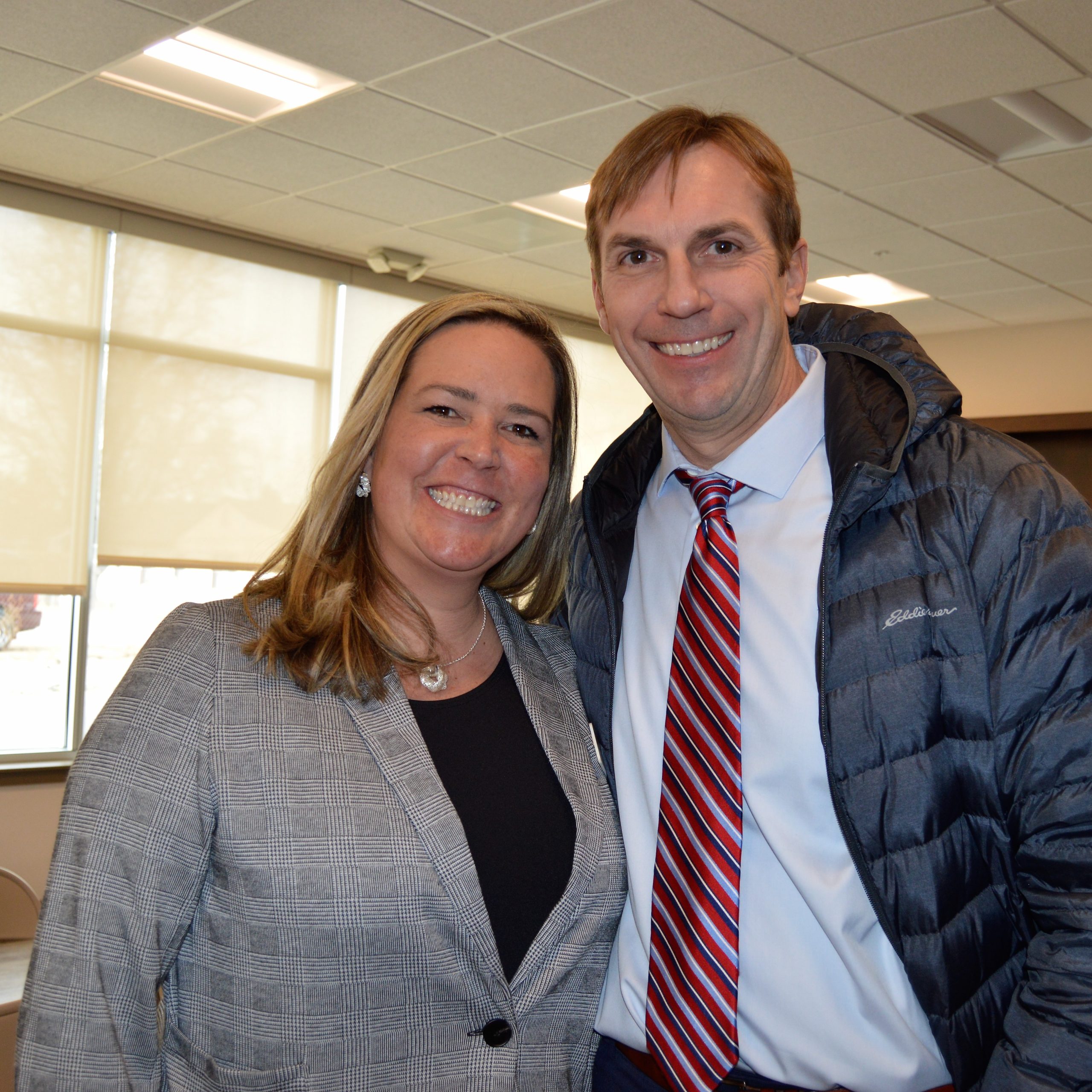 Stephanie Hayden and Chris Davis