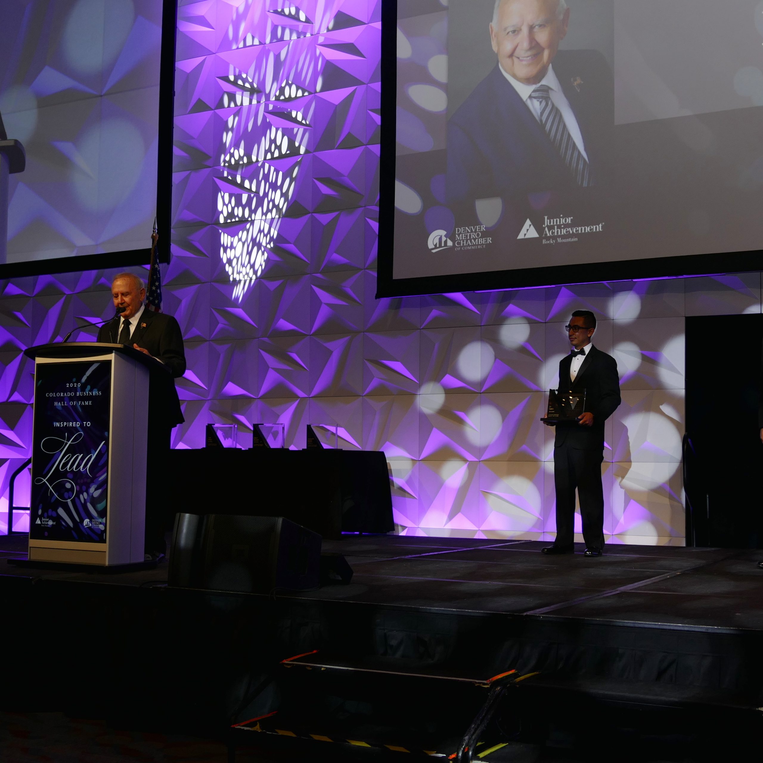 Jay Cimino on stage with ambassadors
