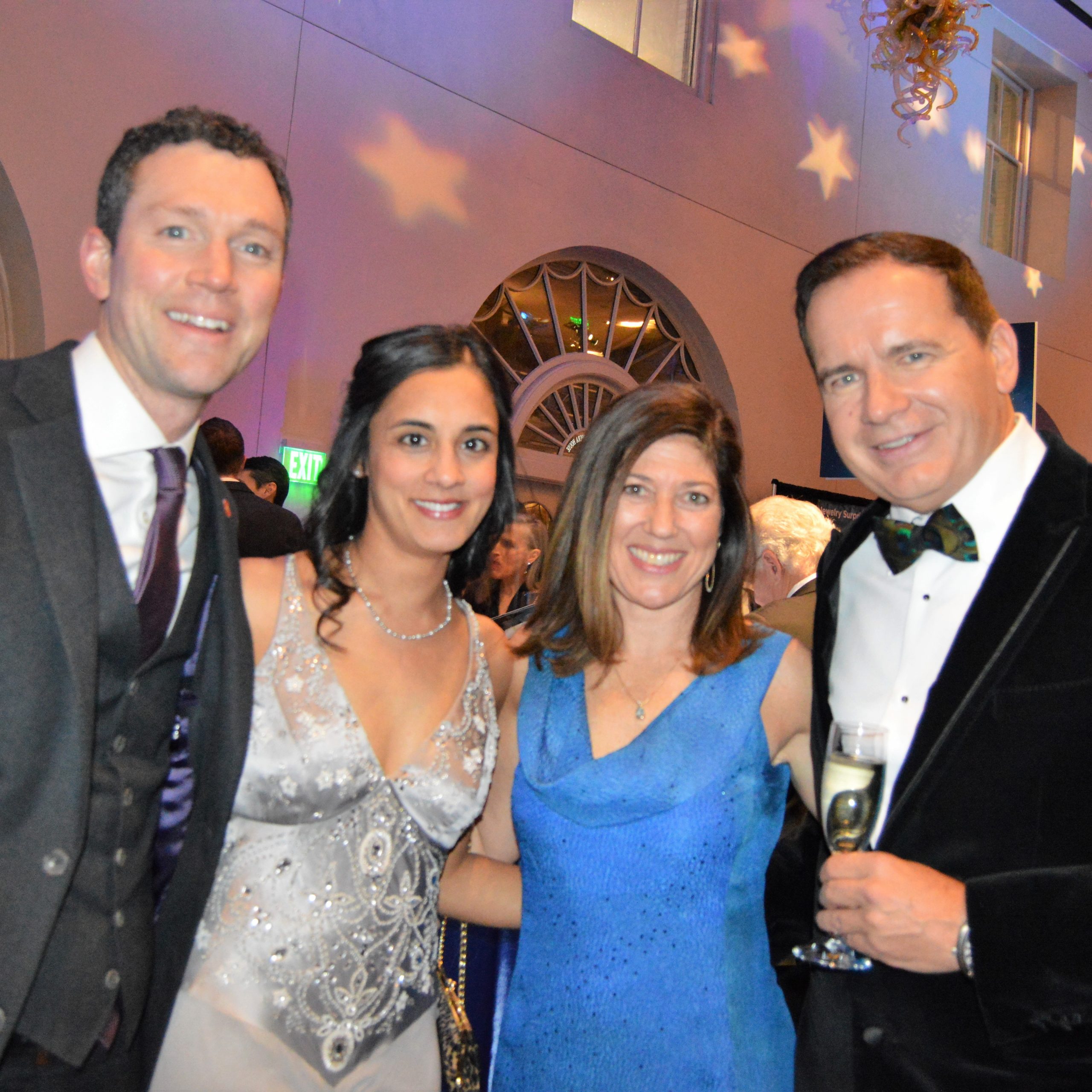 (l to r): Colorado State Sen. Chris Hansen and Ulcca Hansen, Liz Katkin ...