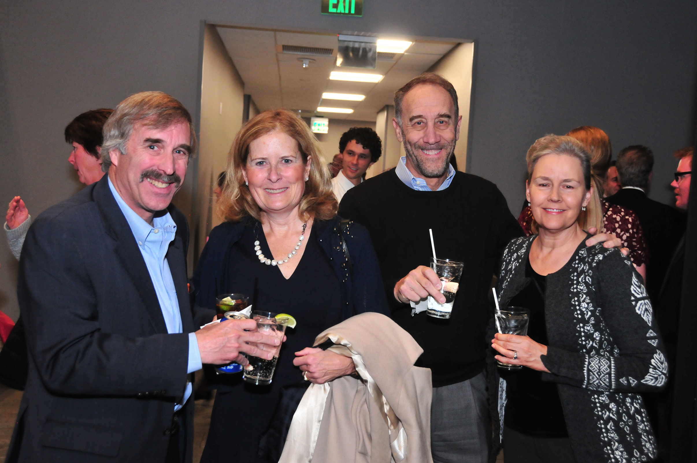 Steve and Kathy Swanson; Dan and Kadra Levin