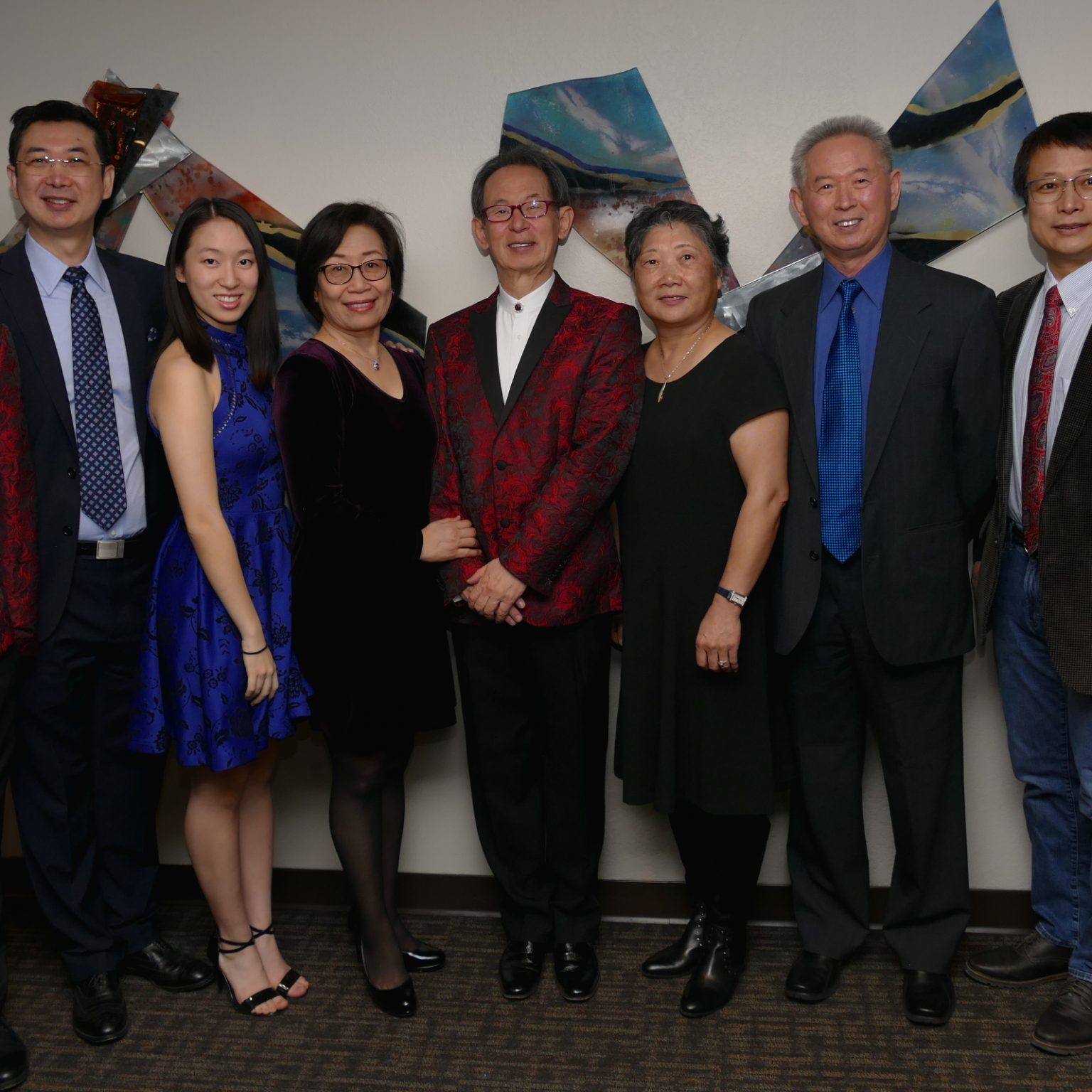 Julius Chi, left, Dr. Yan Liu, Juliet Chi, Dr. Lin Chang, Dr. Jacob Chi ...