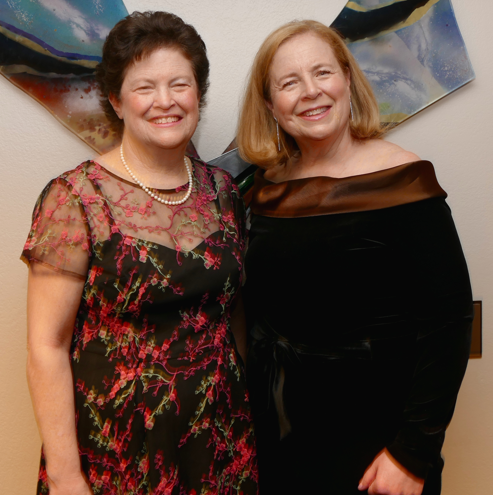 Jane Robbe Rhodes and Debi Robbe