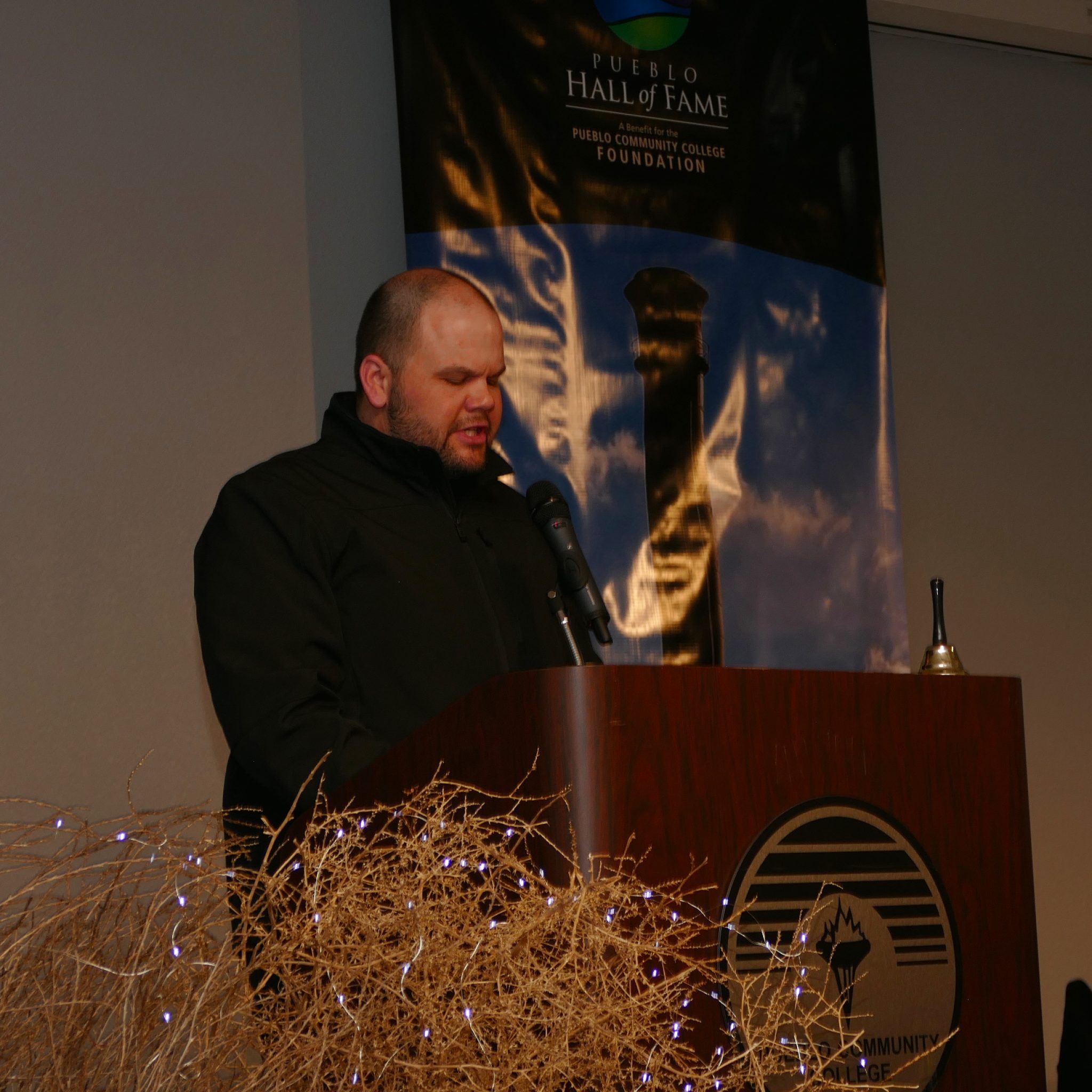 Rev. Fr. Matthew Wertin JCL delivered the invocation