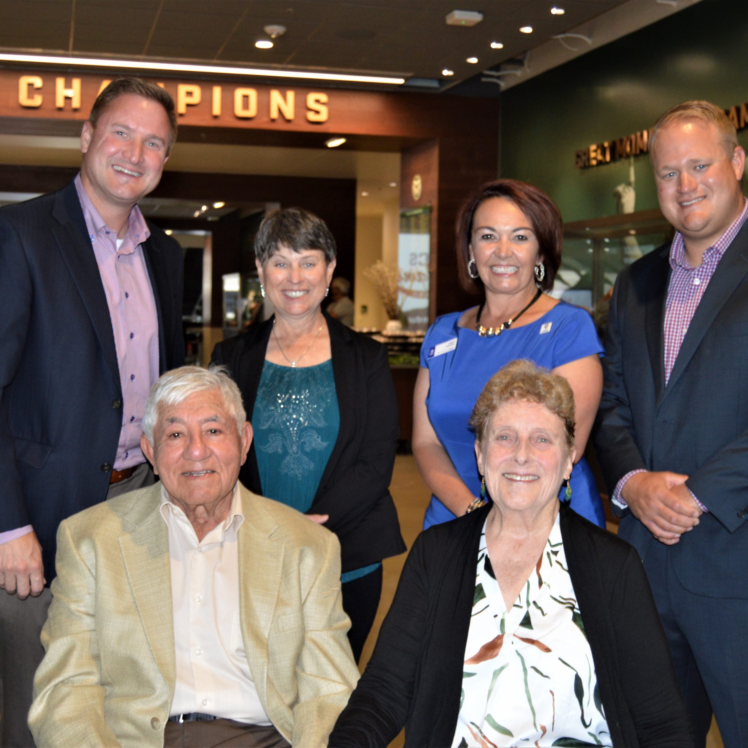 (Front): Joe and Sandy Martinez; (Back, l to r): Paul Plinske, April ...