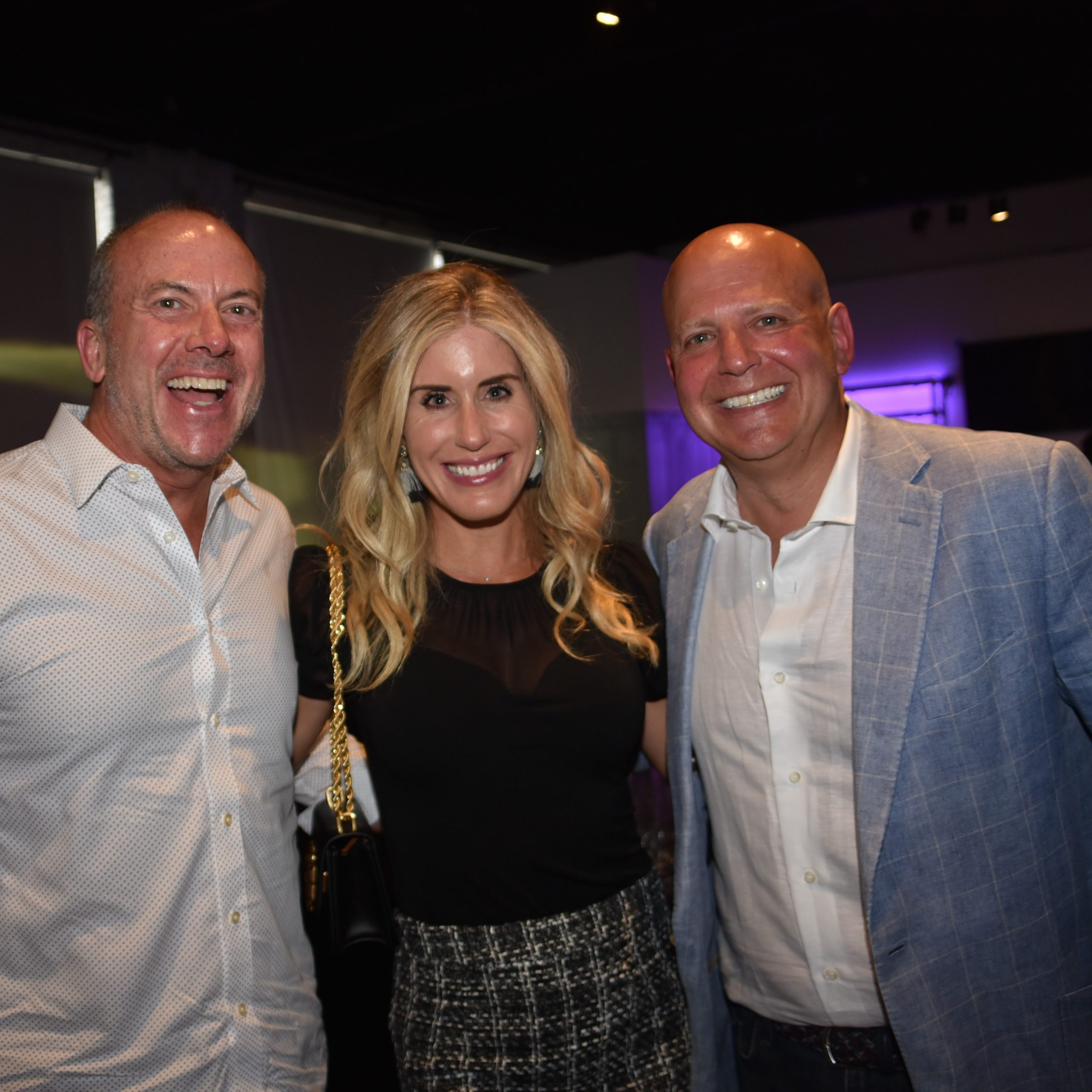 Tony and Nicole Milo with co-host Josh Hanfling