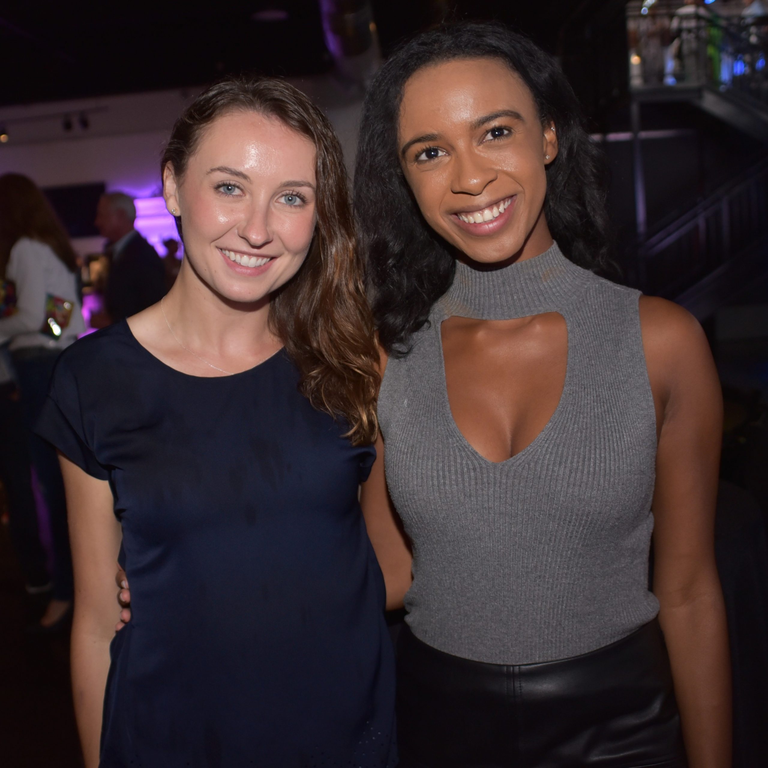 Kaila Frisone, left, and Trenyese Shields