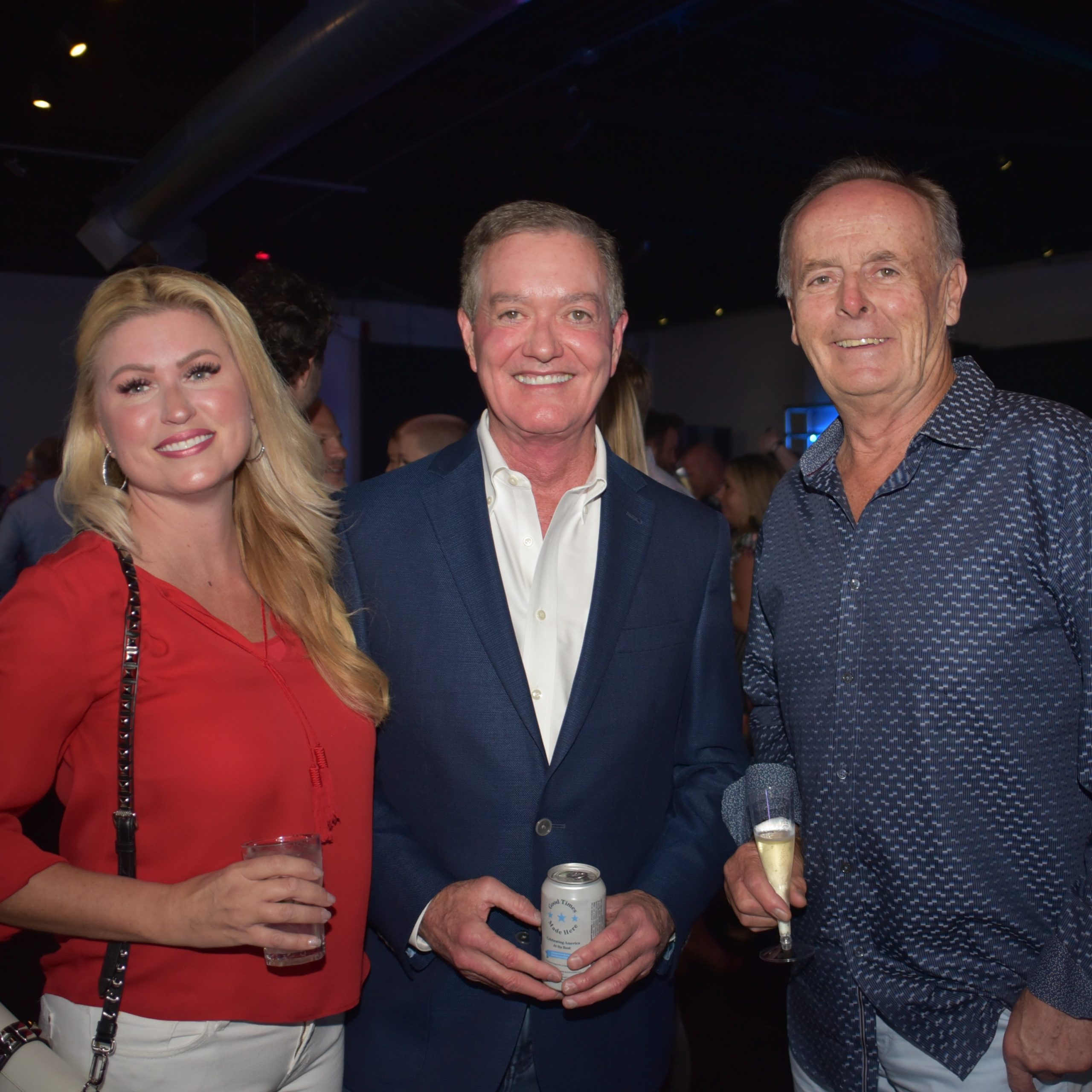 Erika Hoffman, left, Bill Owens and Lee McIntire