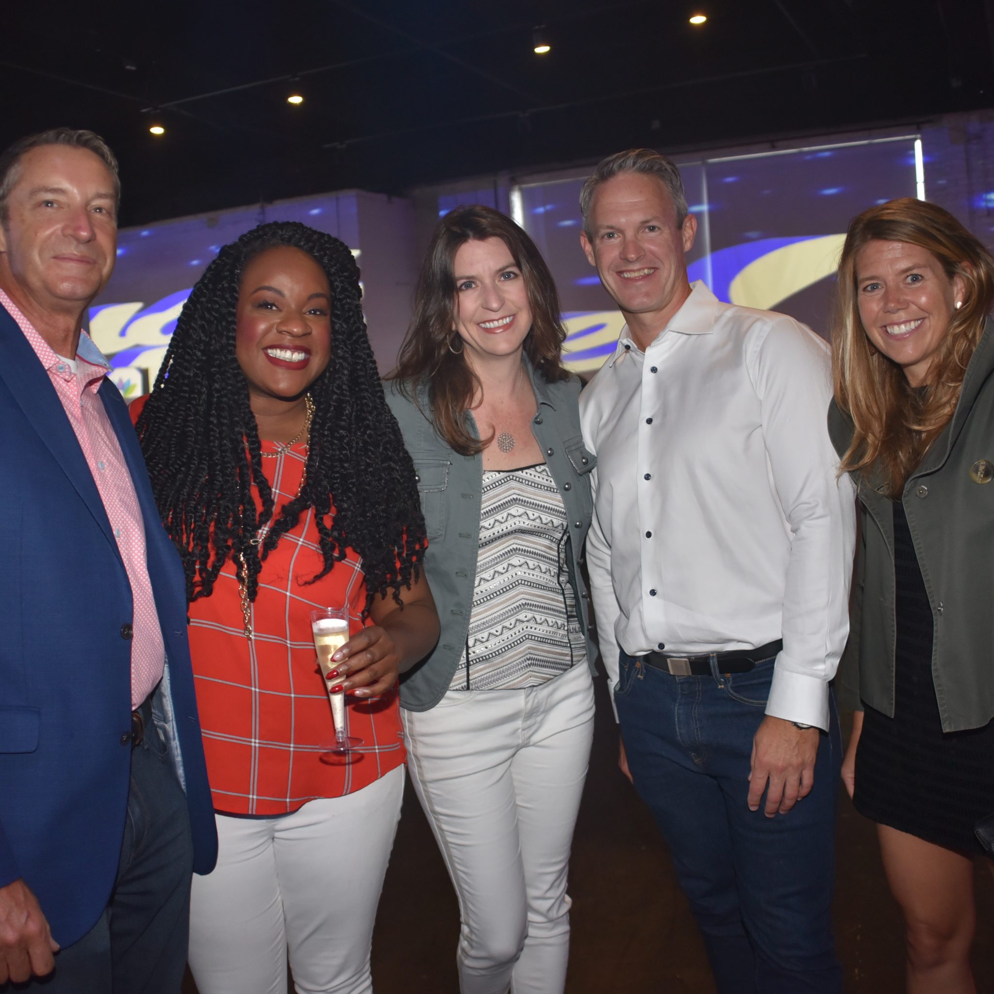 Erika Hoffman, left, Bill Owens and Lee McIntire