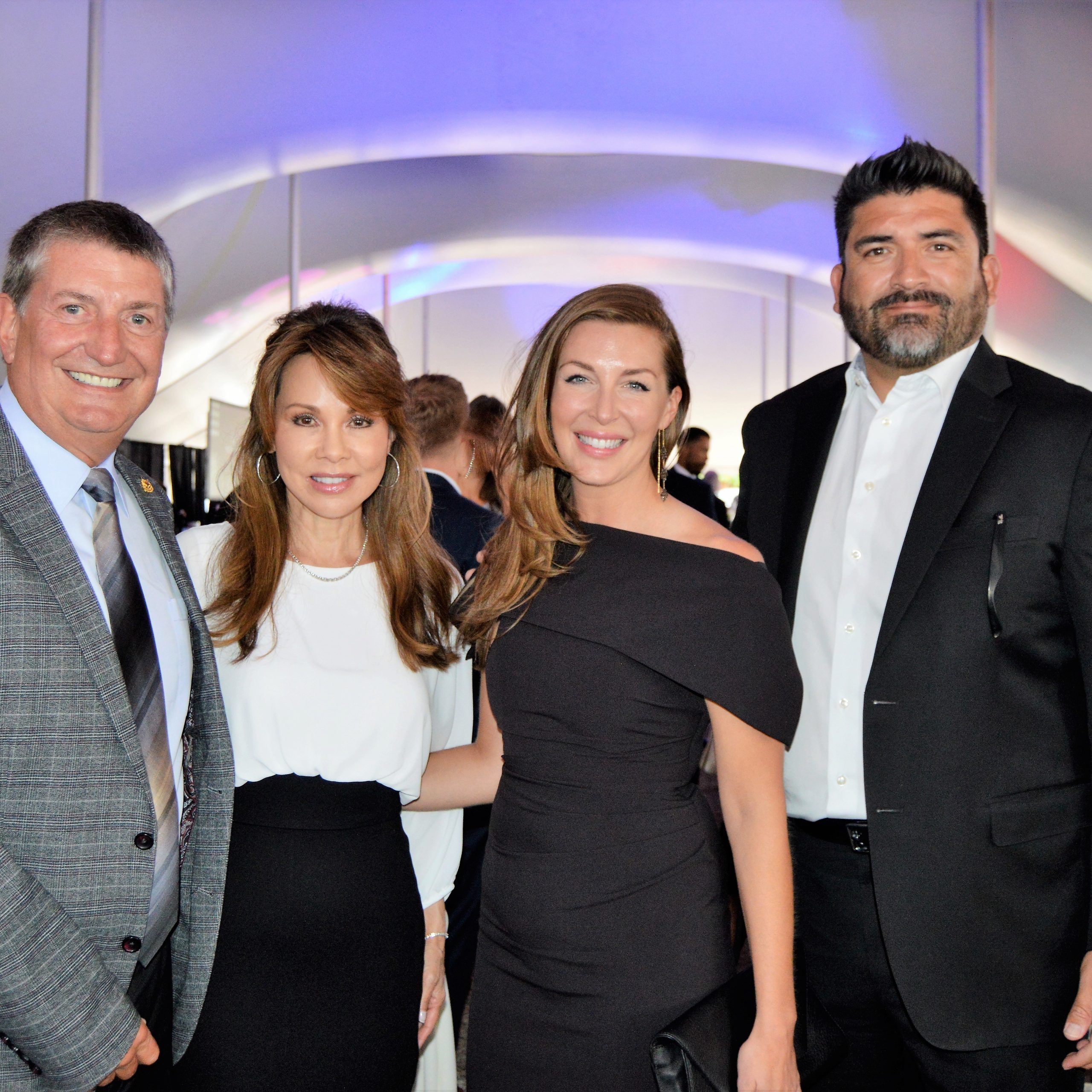 (l to r): Todd and Lisa Maul, and Victoria and Jason Puga