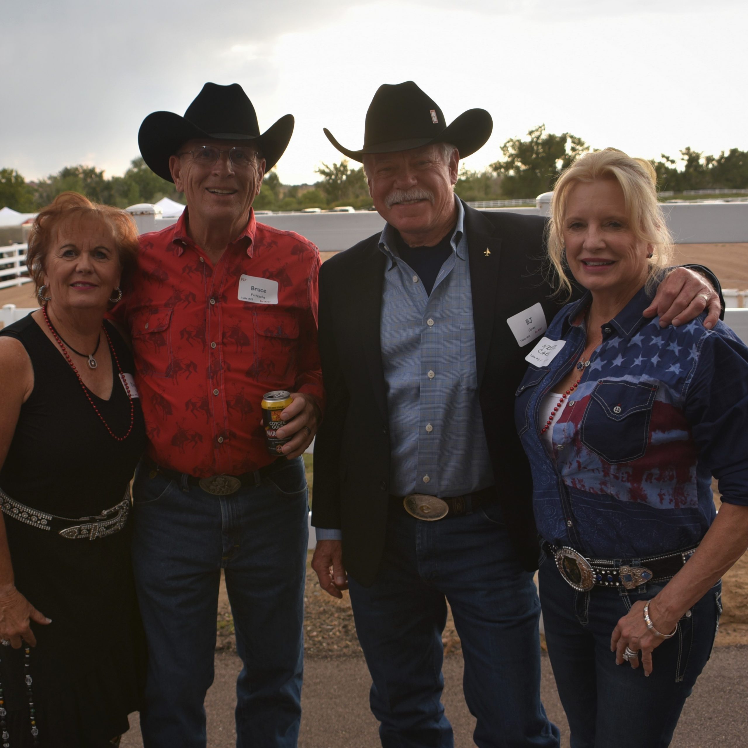Diane Turner, left, Bruce Fritzsche, BJ and Kristie Carey