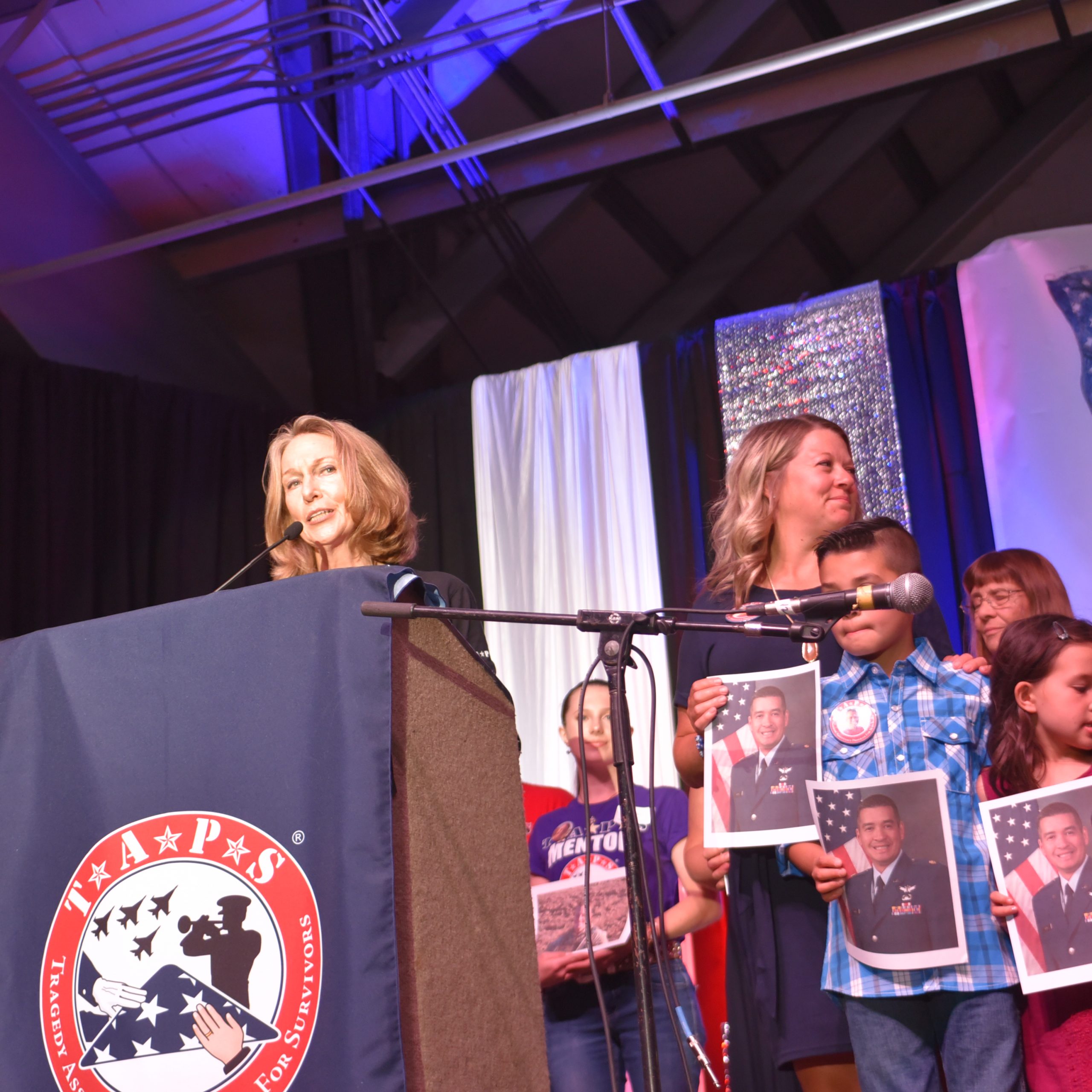 Bonnie Carroll gave a poignant speech