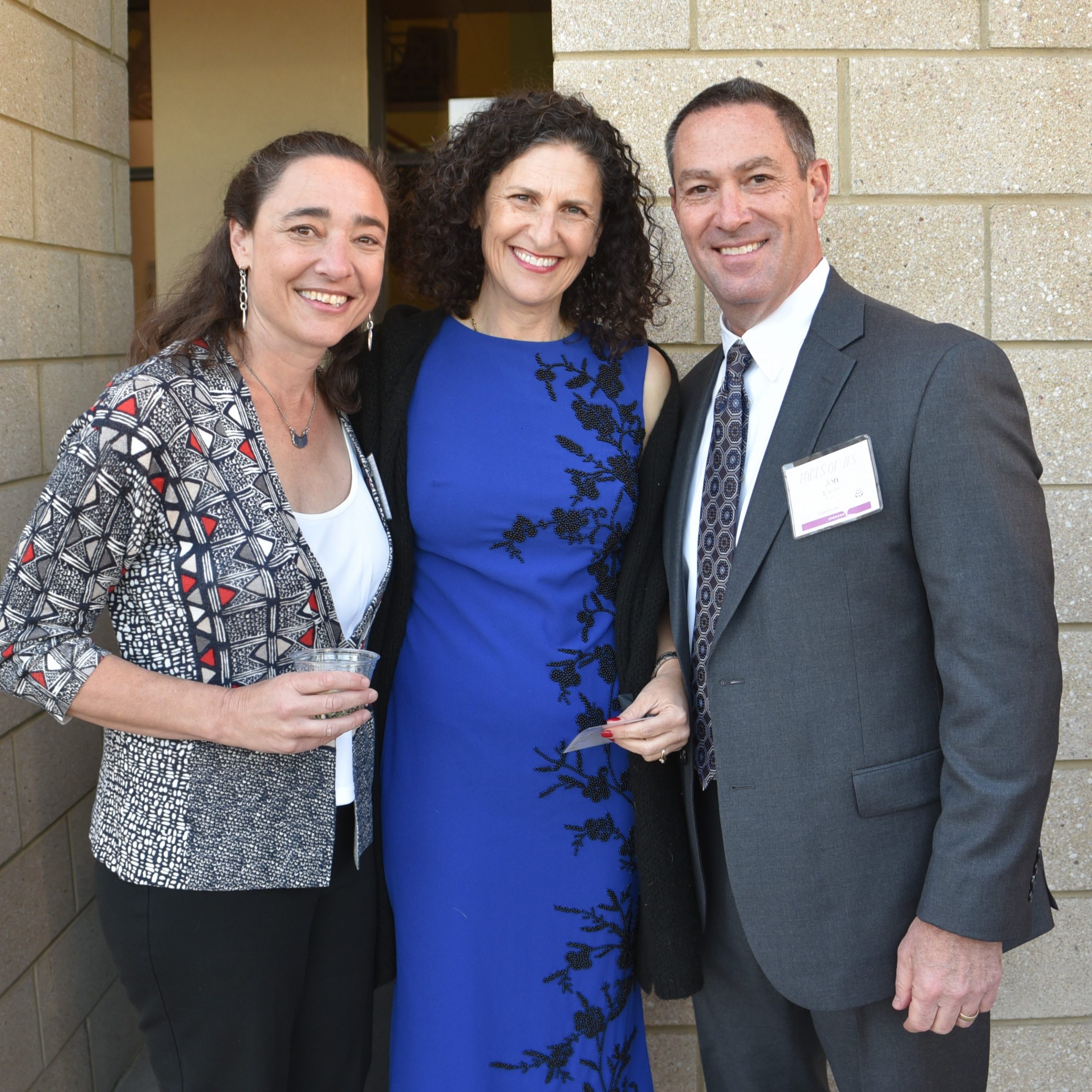 Honoree Jamie Sarche', center, with her sister-in-law Jen Sarche' and ...
